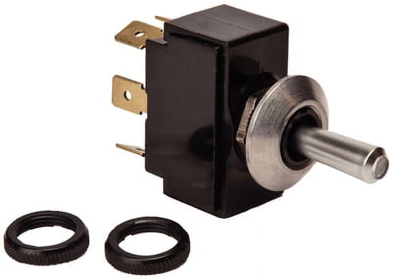 Sierra Satin Chrome Tip Lit Toggle Switches Rocker - TG23040 - Walmart.com