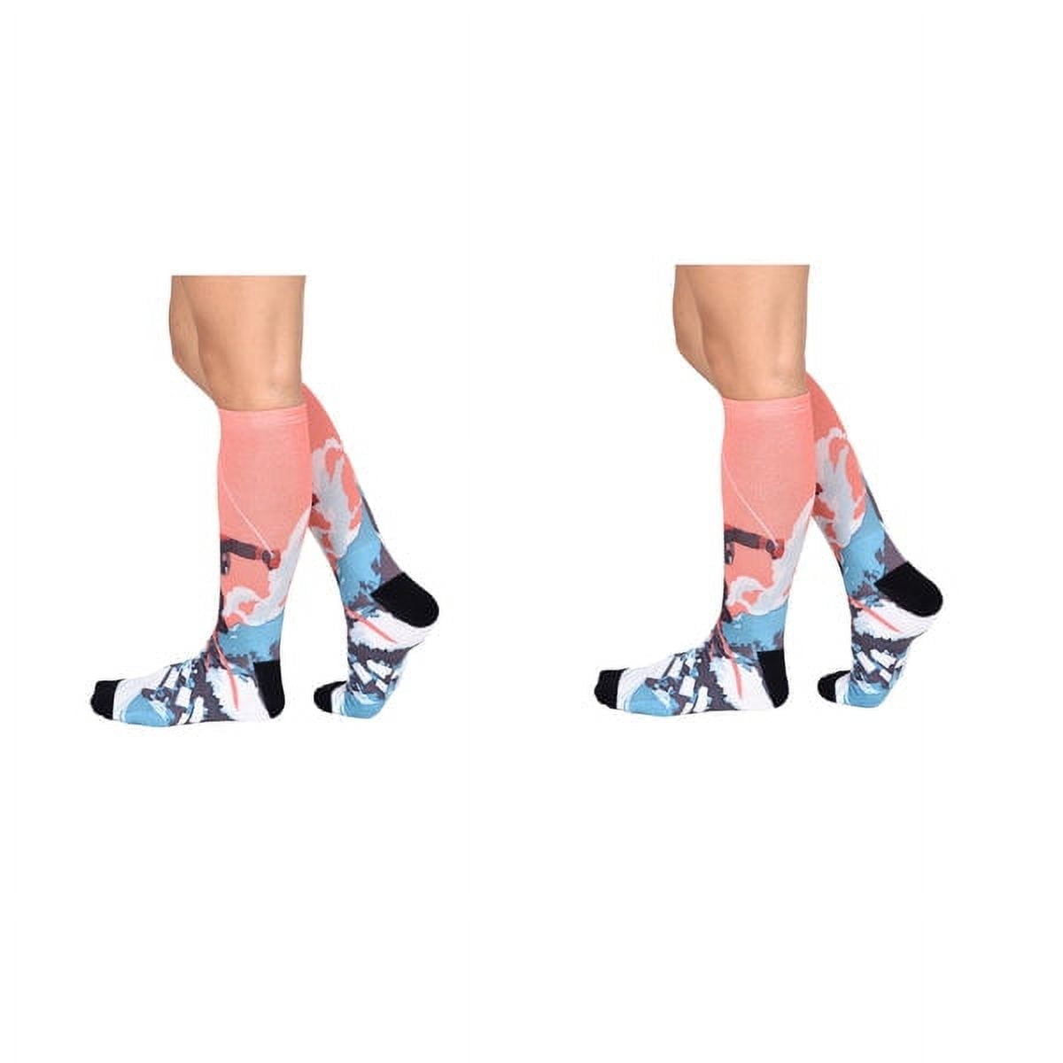 Sierra Socks Alpine Racer Pattern CoolMax Socks, Nature Collection for ...