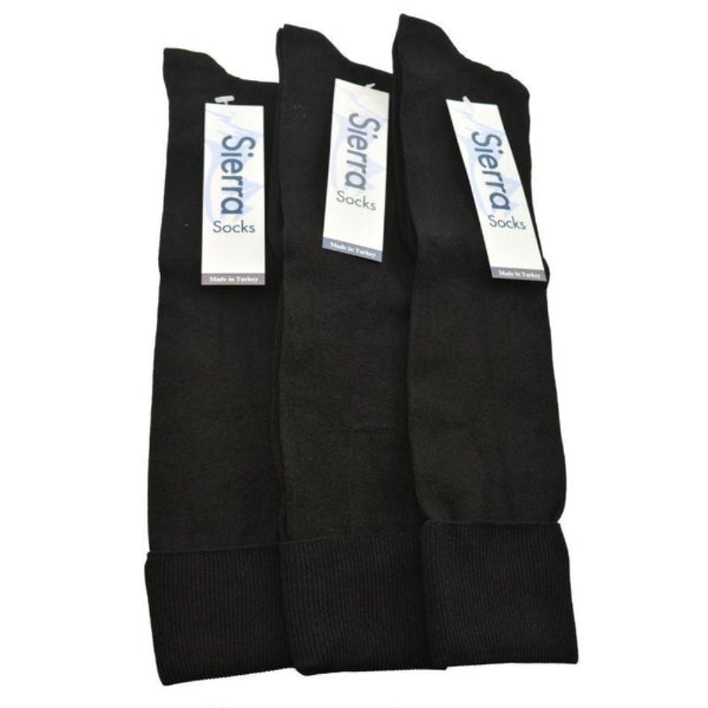 Sierra Socks Girl's School Uniform Knee-High Socks, Nylon Dress School ...