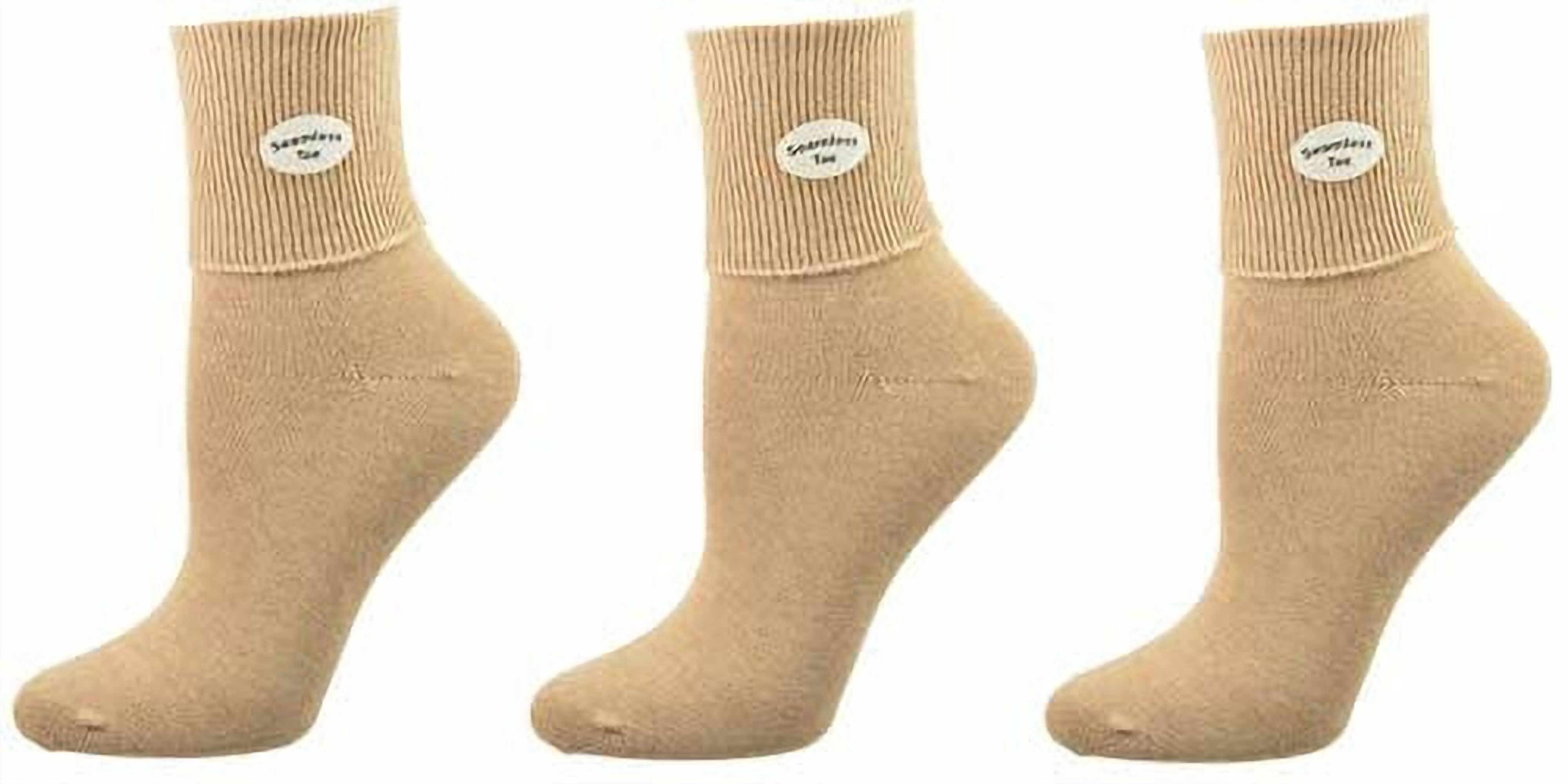 Sierra Socks Girls School Uniform Socks 3-Pack, Turn Cuff, Shoe Size 6 ...