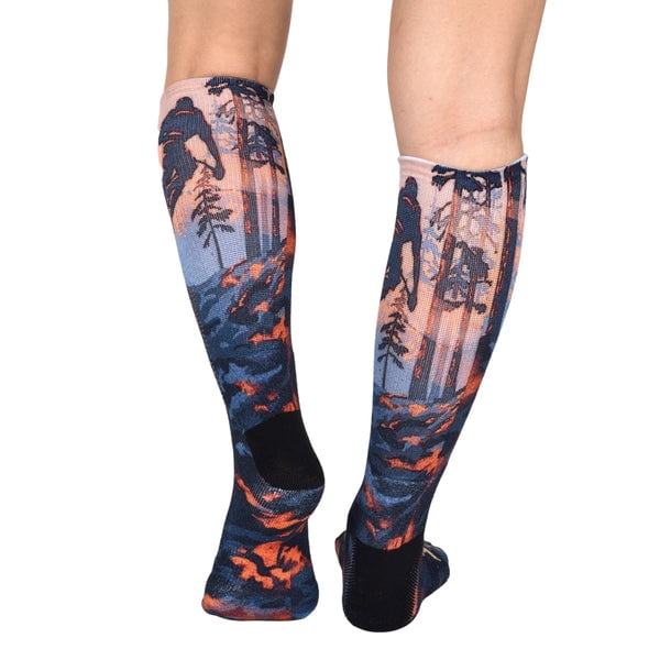 Sierra Socks Mud Bike Pattern CoolMax Socks, Nature Collection for Men ...