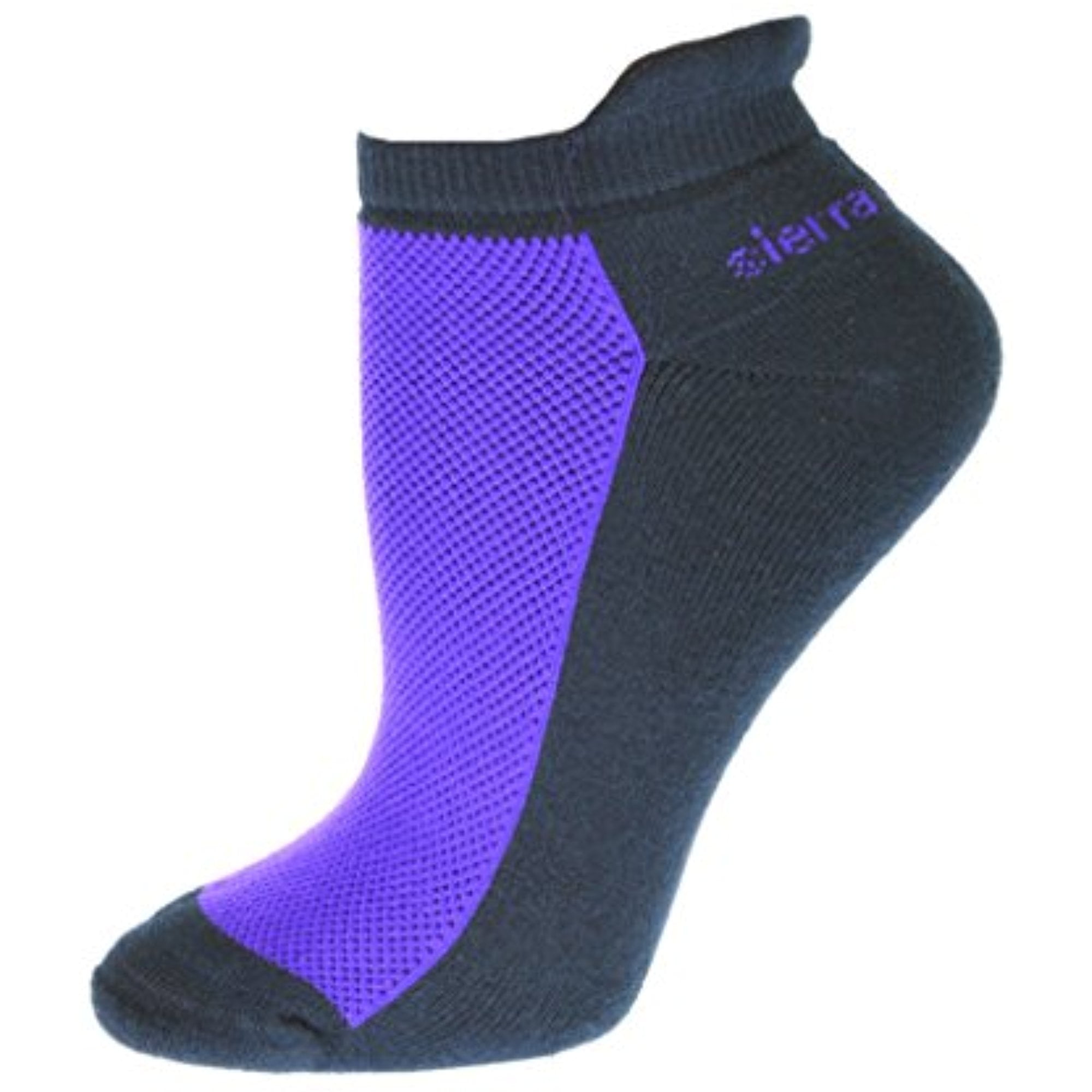 Sierra Socks Women's Cotton Heel Guard Mesh Top Anklet Socks (Shoe Size ...