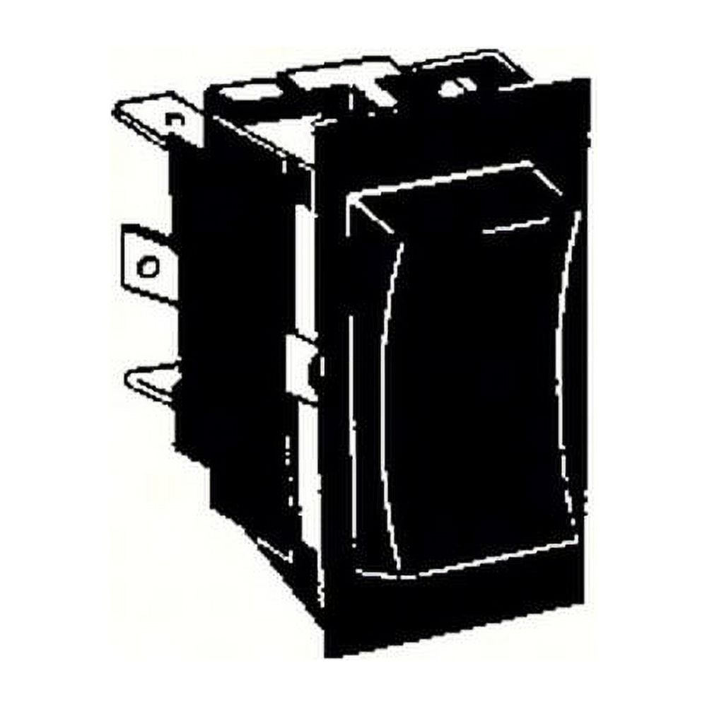 Sierra Standard Rocker Switch with Black Actuator - SPDT, Mom. On-Off ...