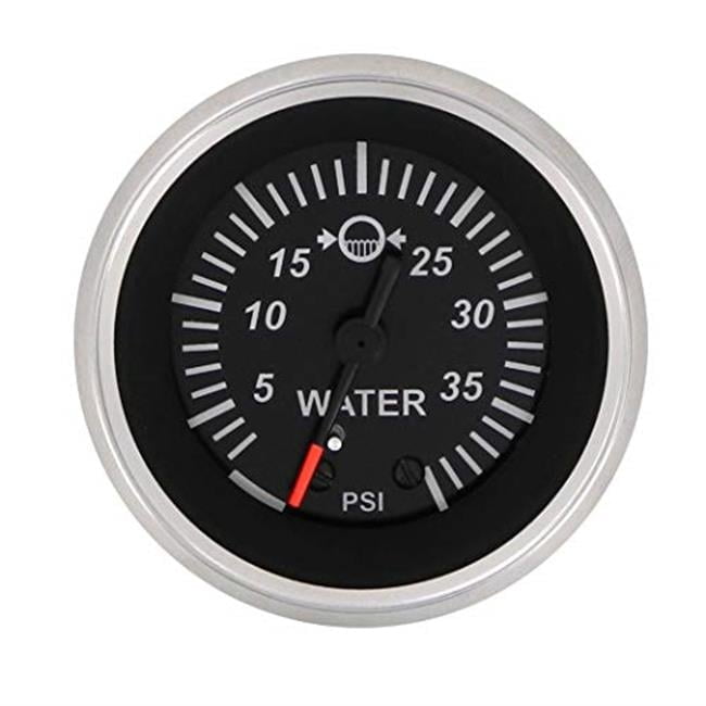 Sierra Sterling 67382P Black 2"Gauge 40 PSI Water Pressure KIT Boat ...