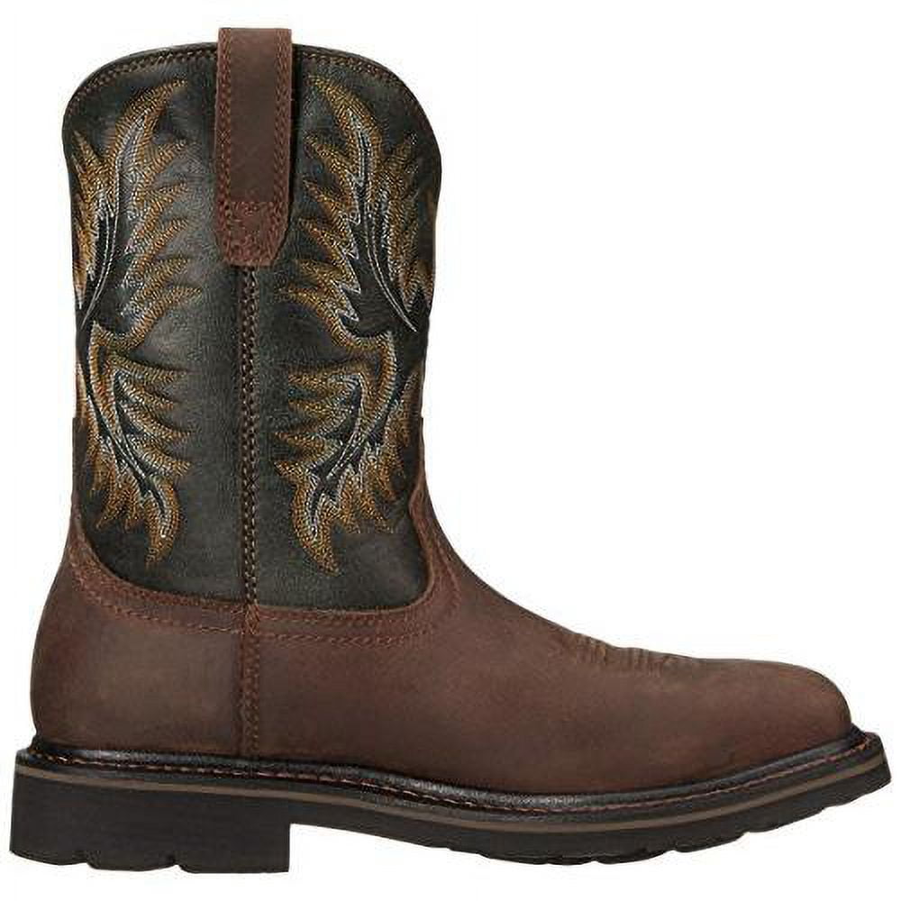 Sierra Wide Square Toe Steel Toe Work Boot - Walmart.com