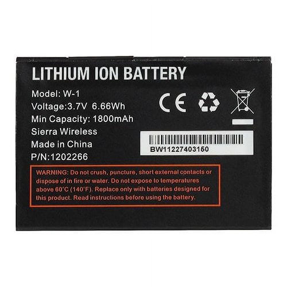 Sierra Wireless W-1 Lithium Ion Battery 3.7V 6.66Wh 1800mAh Router ...
