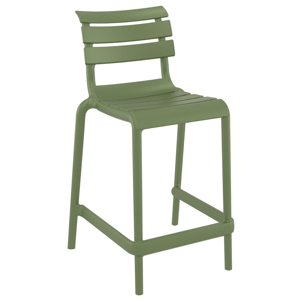 Compamia Helen Counter Stool Olive Green - Walmart.com