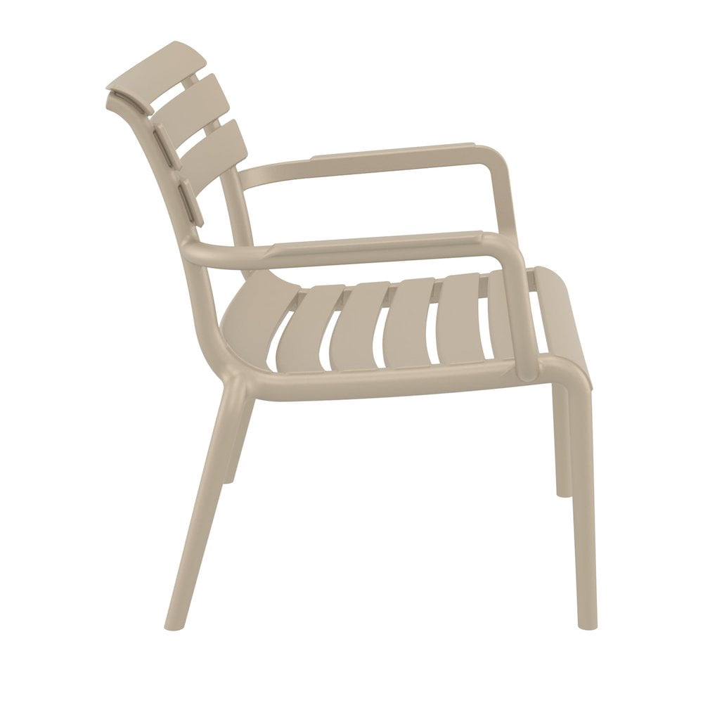 Compamia Paris Outdoor Club Lounge Chair Taupe - Walmart.com