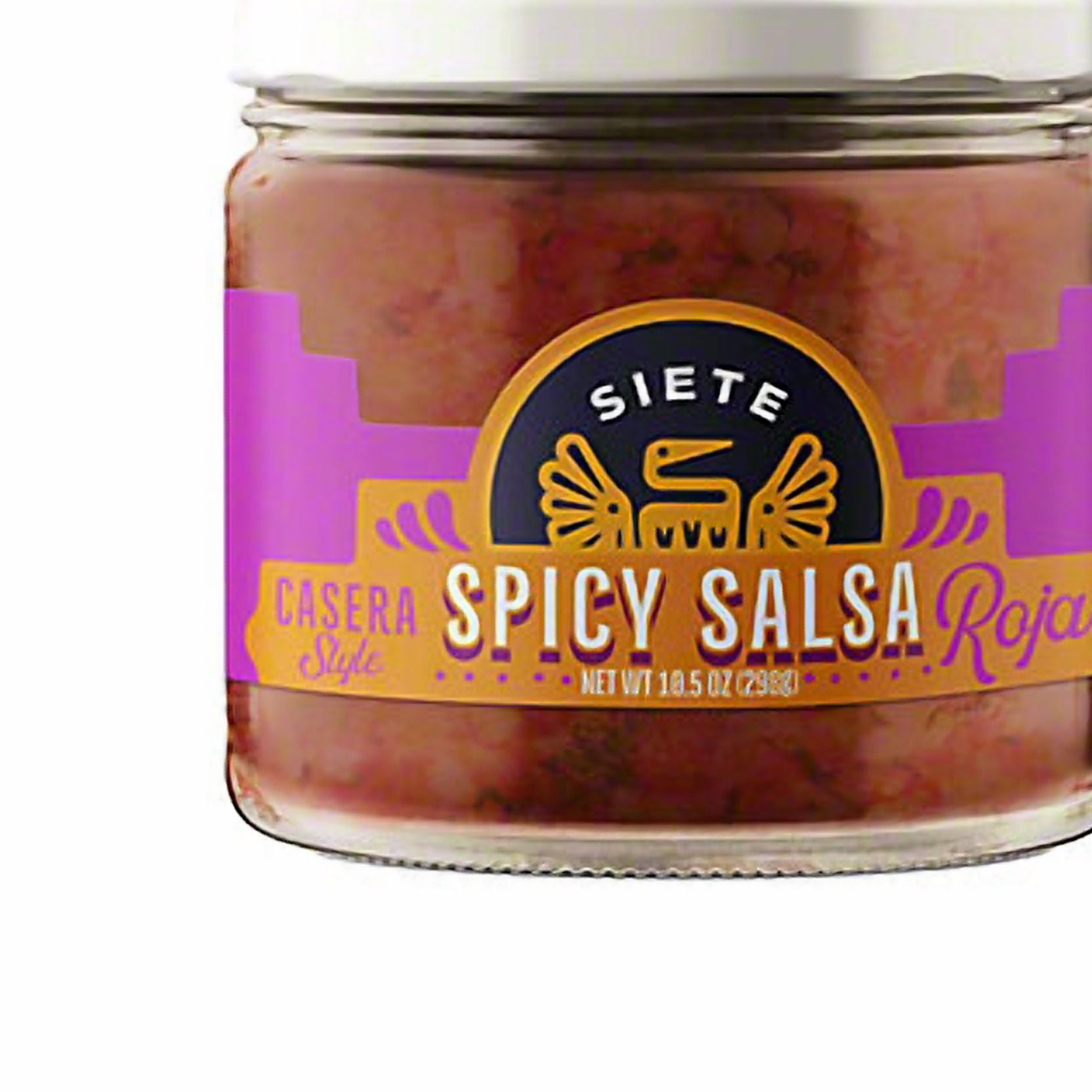 Siete Casera Style Spicy Salsa Roja, 10.5 oz - Walmart Business Supplies