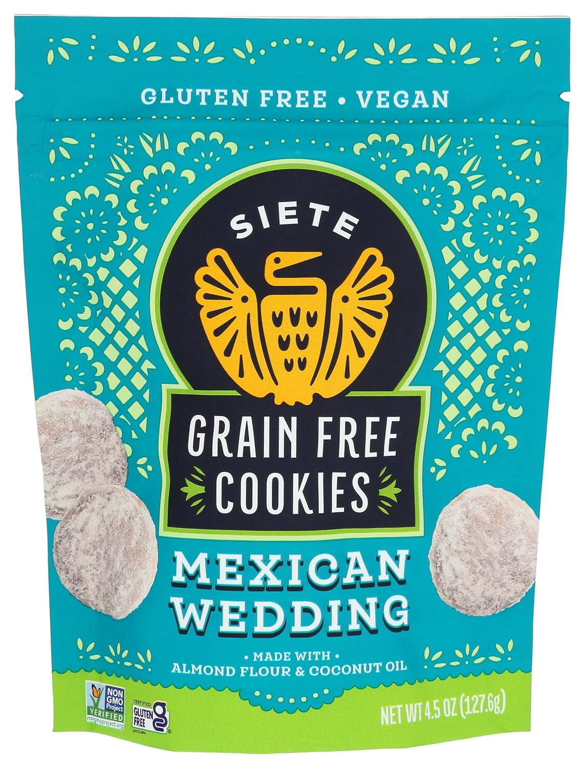 Siete Cookies Mexican Wedding -- 4.5 oz Pack of 3 - Walmart.com