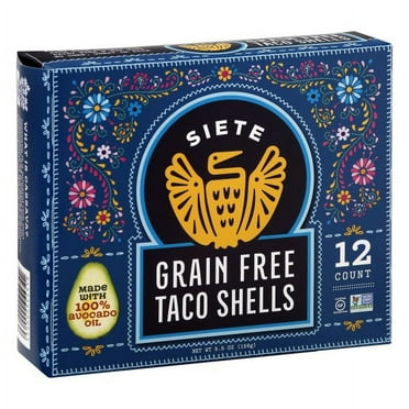 Siete Family Foods Grain Free Flour Wraps for Burrito, 15 oz, 6 Count ...