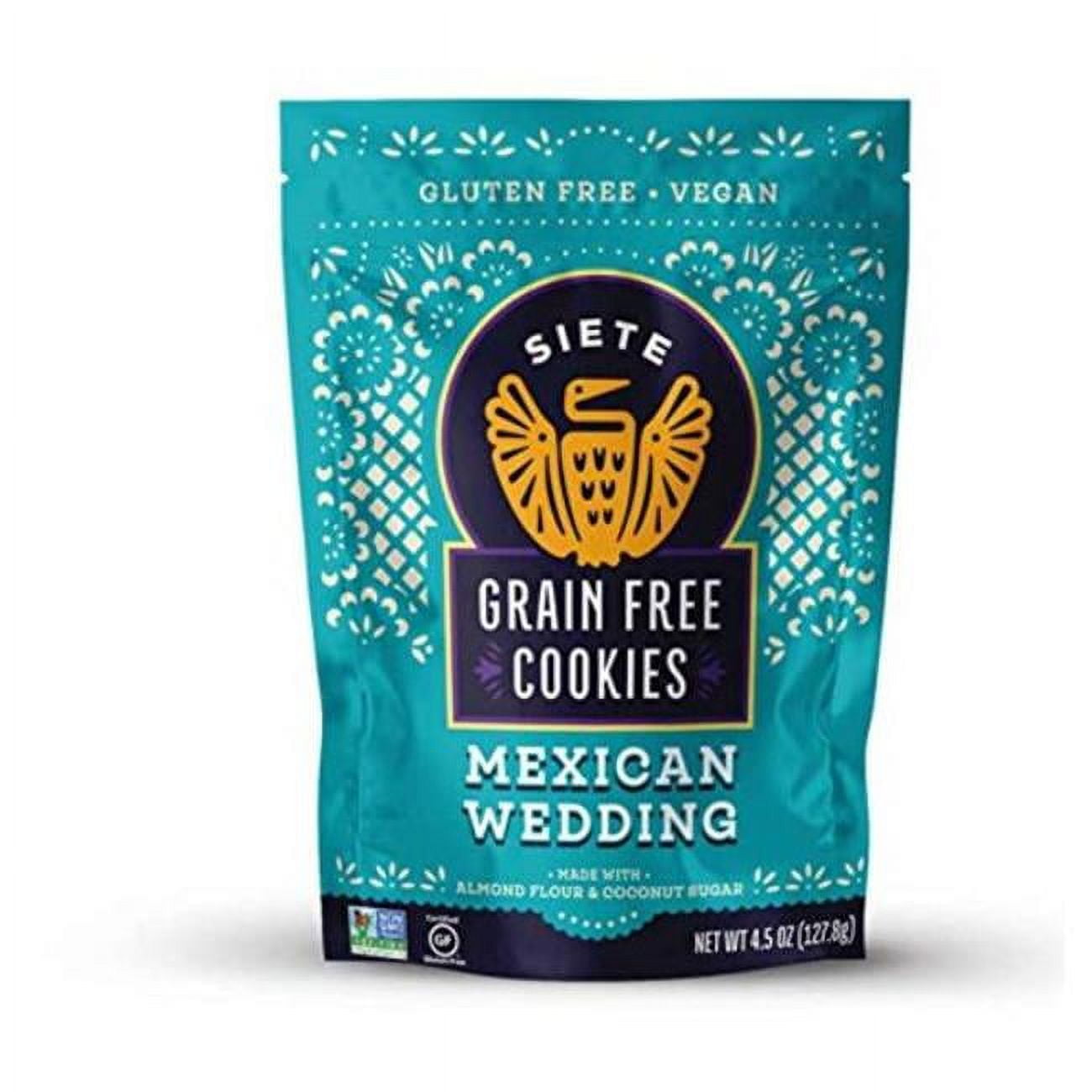 Siete Family Foods Grain Free Mexican Wedding Cookies, 4.5 oz - Walmart.com