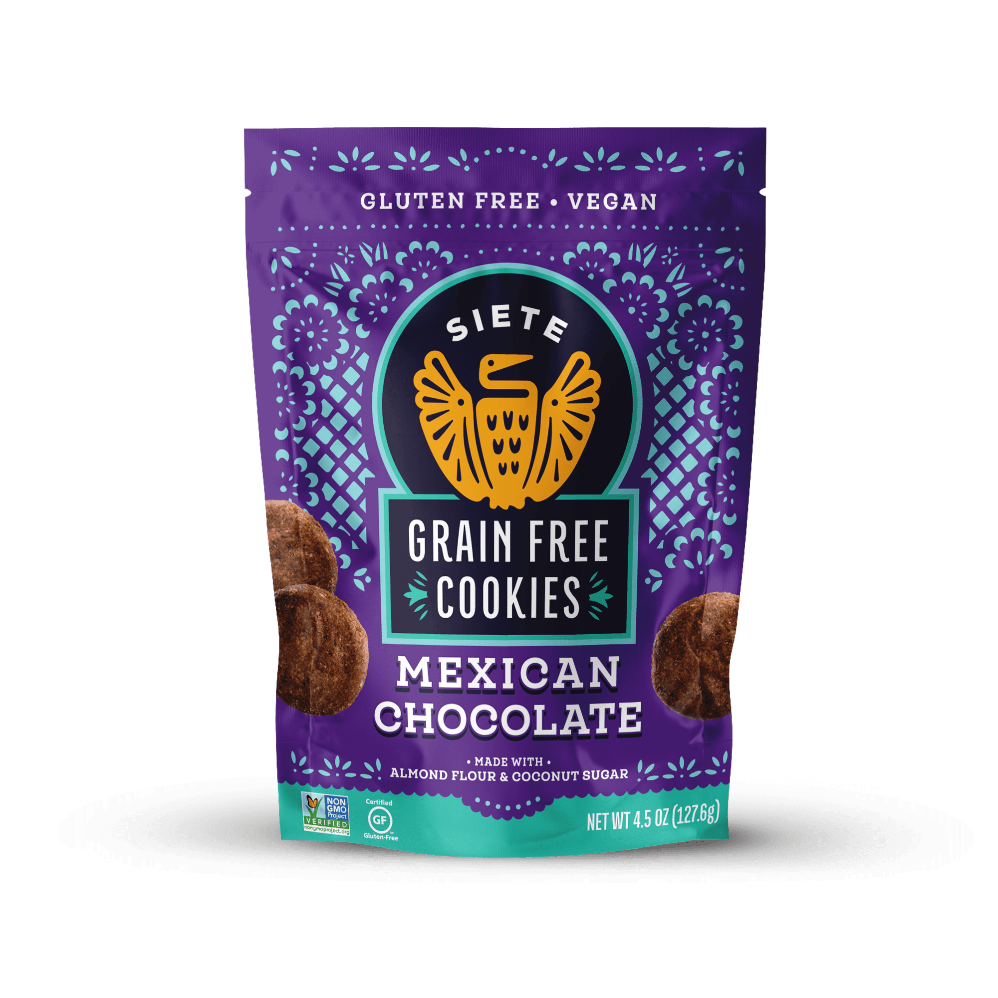 Siete Gluten-Free Mexican Chocolate Cookies, 4.5 oz - Walmart.com