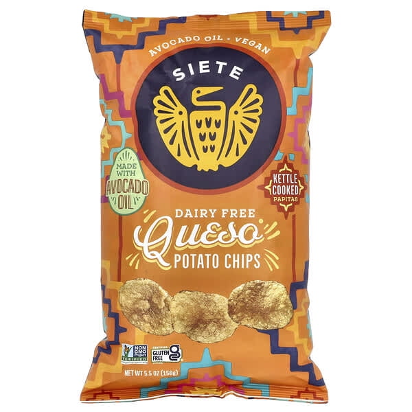 Siete, Potato Chips, Queso, 5.5 oz Pack of 4 - Walmart.com
