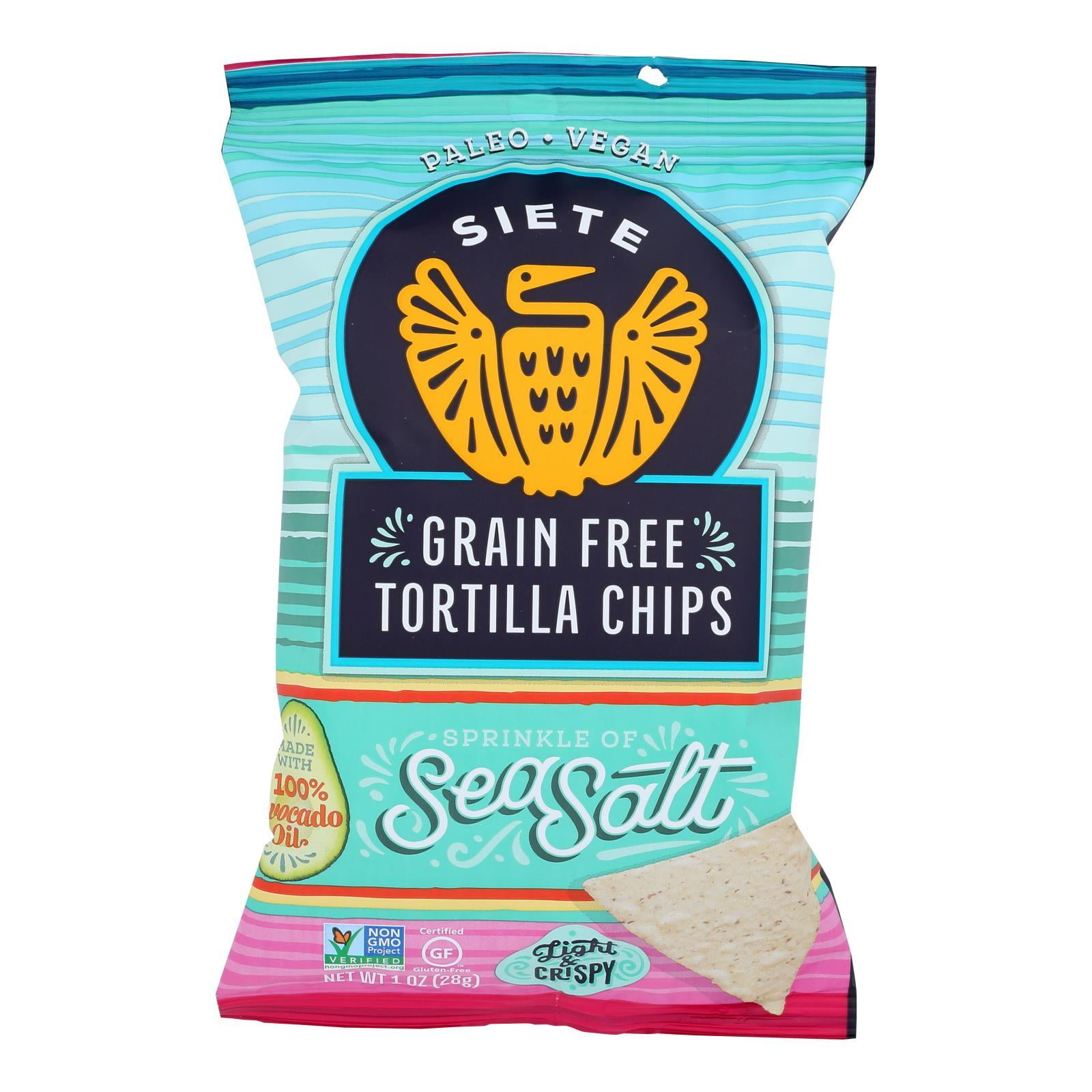 Siete - Tort Chip Sea Salt Green Free - Case of 24 - 1 OZ - Walmart.com