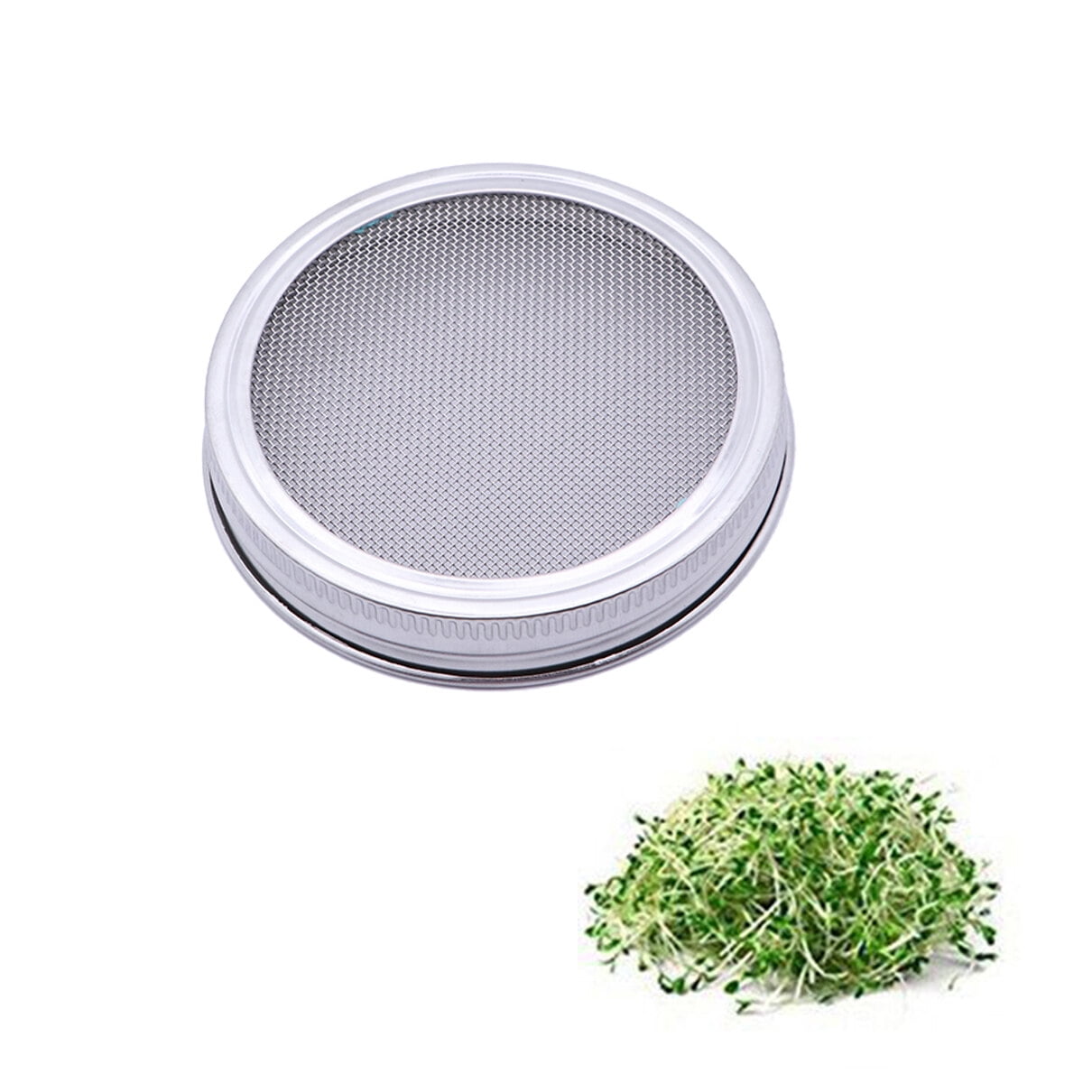 Sieve Cover Bean Sprouts Sifters and Strainers Sprouting Lids for Jars ...