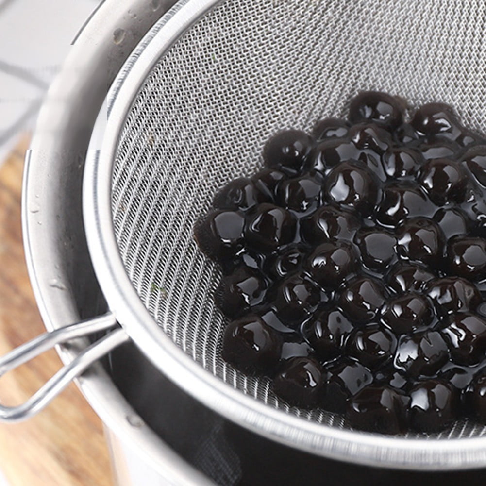 Sieve Kitchen Fine Mesh Strainer Dusting Icing Sugar Cake Decoration ...