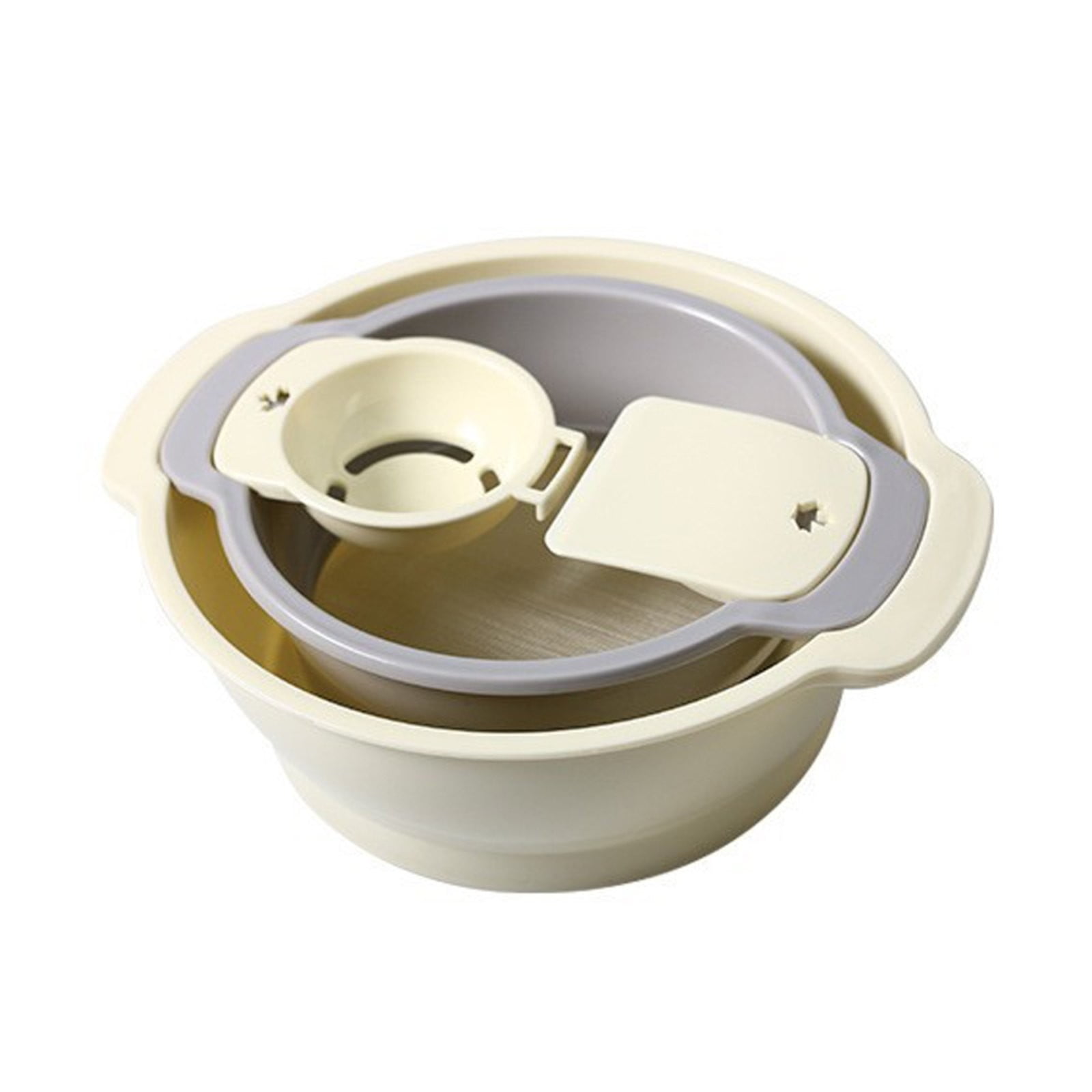 Sieve Set Trimming Tray with Mesh, Stackable Flour Sifter & Kitchen ...