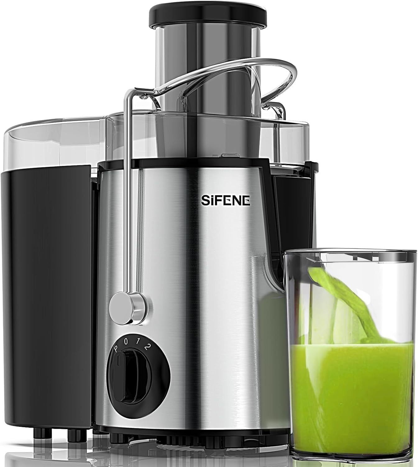 Sifene Compact Centrifugal Juicer, 3-Speed Fruit and Vegetable ...