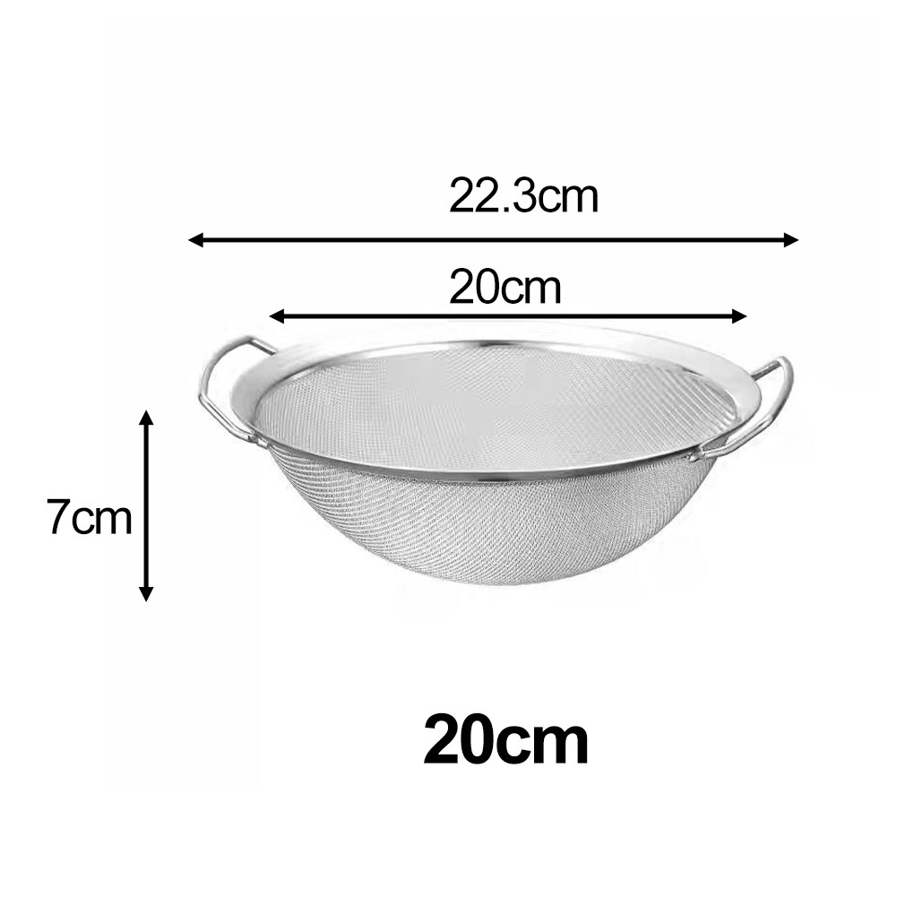 Sifter Cup Stainless Steel Strainer Rice Rinsing Stainless Steel ...