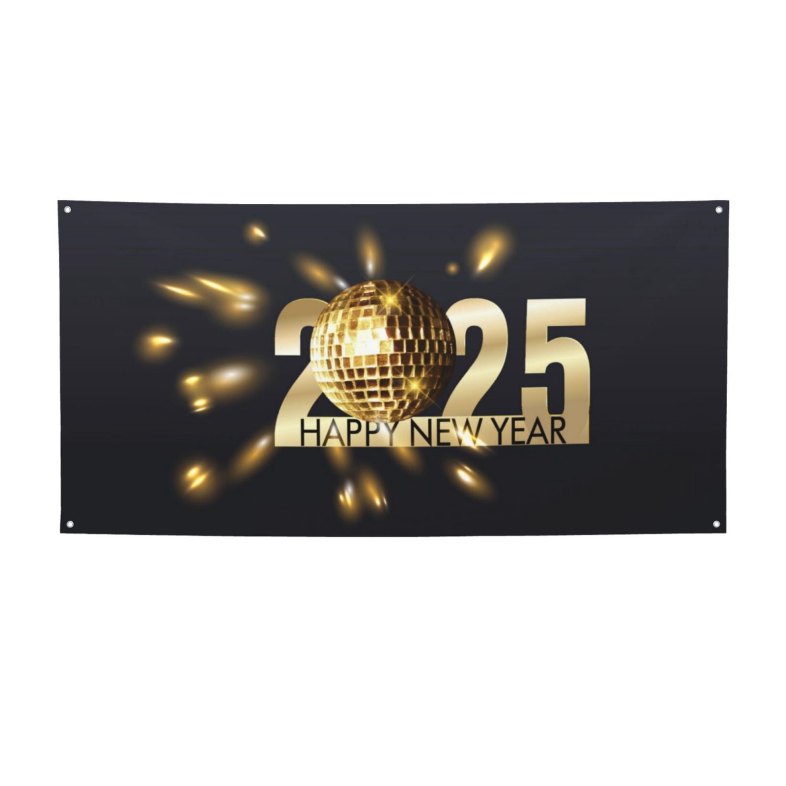 Sigee 2025 New Year 3 for Large Happy Holiday Banner for Outdoor Indoor ...