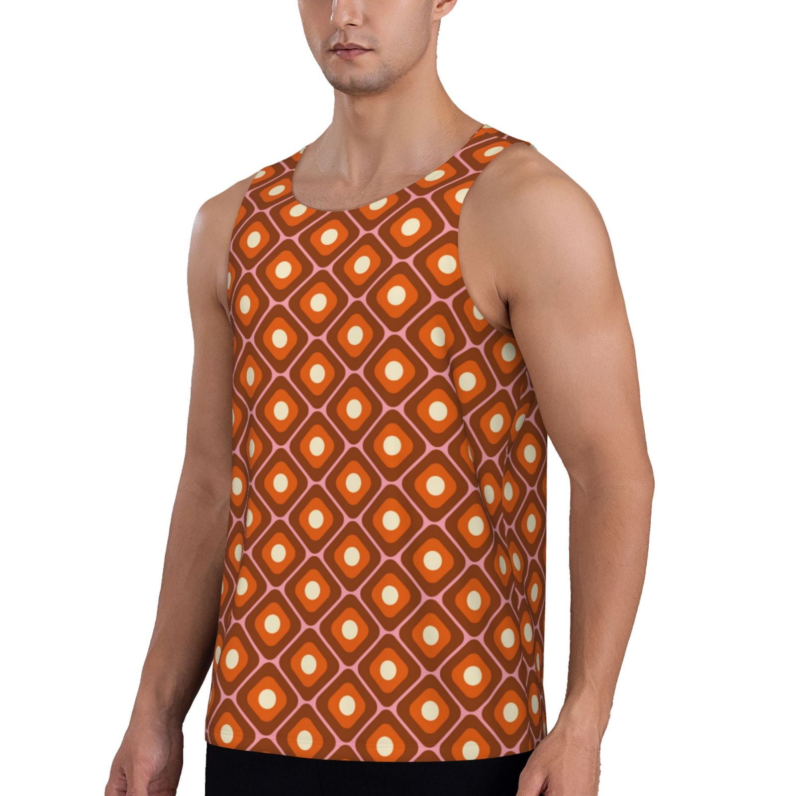 Sigee 60s and 70s Aesthetic for Men's Workout Tank Top, Athletic Gym ...