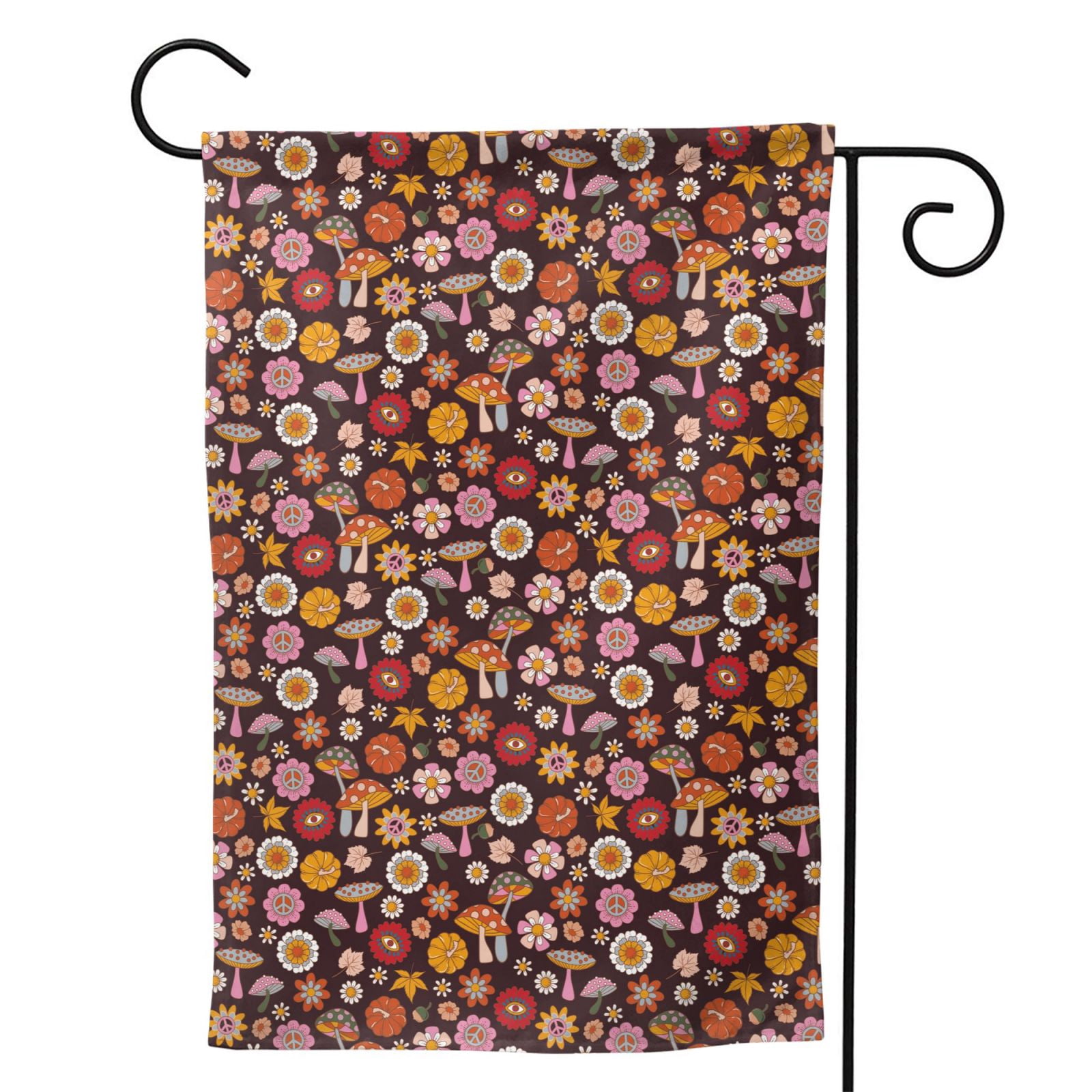 Sigee 70s Groovy Hippie Retro for Live Happy Decorative Small Garden ...