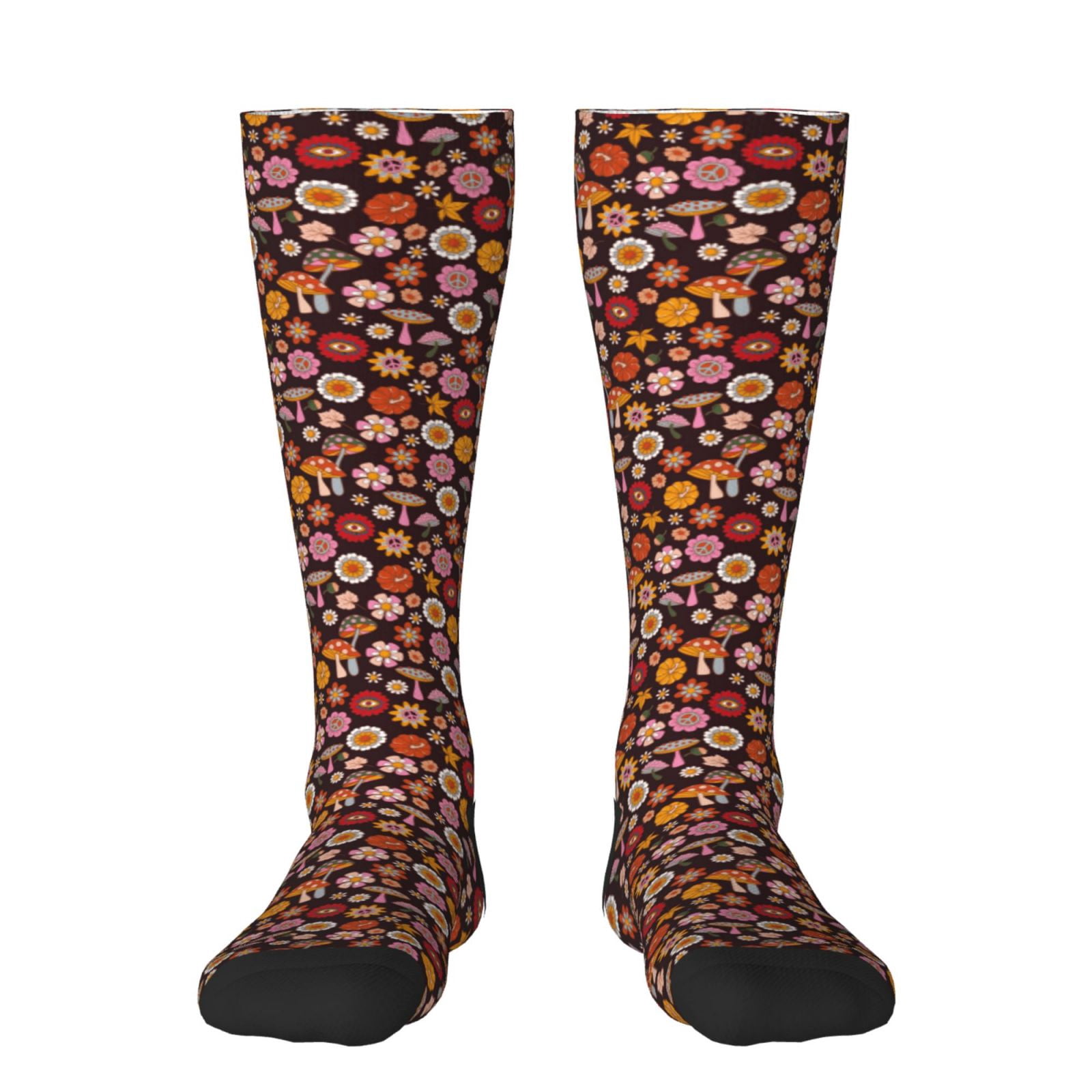 Sigee 70s Groovy Hippie Retro for Socks for Men Women Gifts for Him ...
