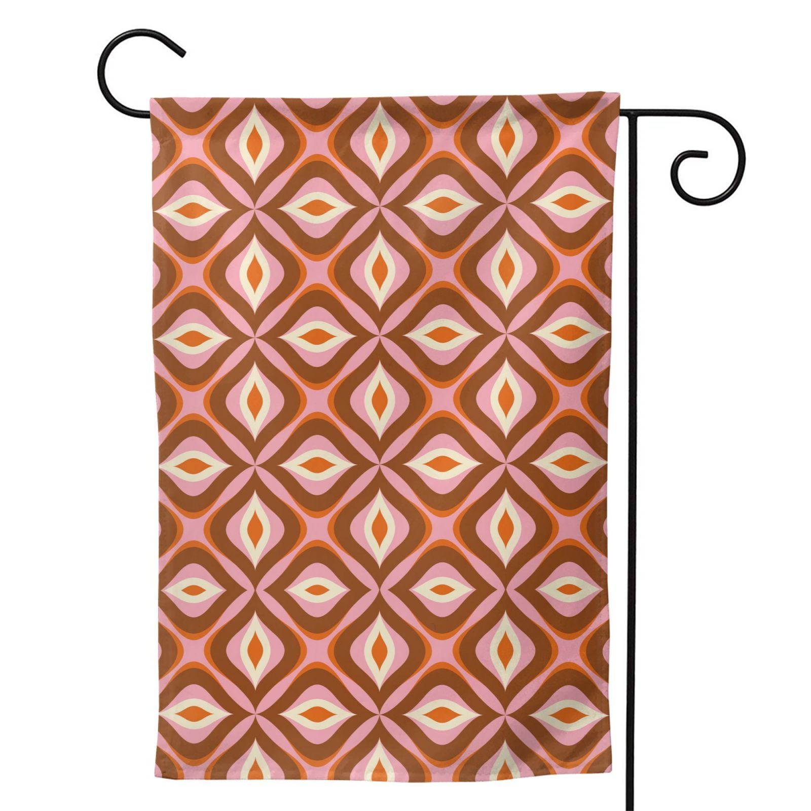 Sigee 70s Retro Style for Live Happy Decorative Small Garden Flag ...