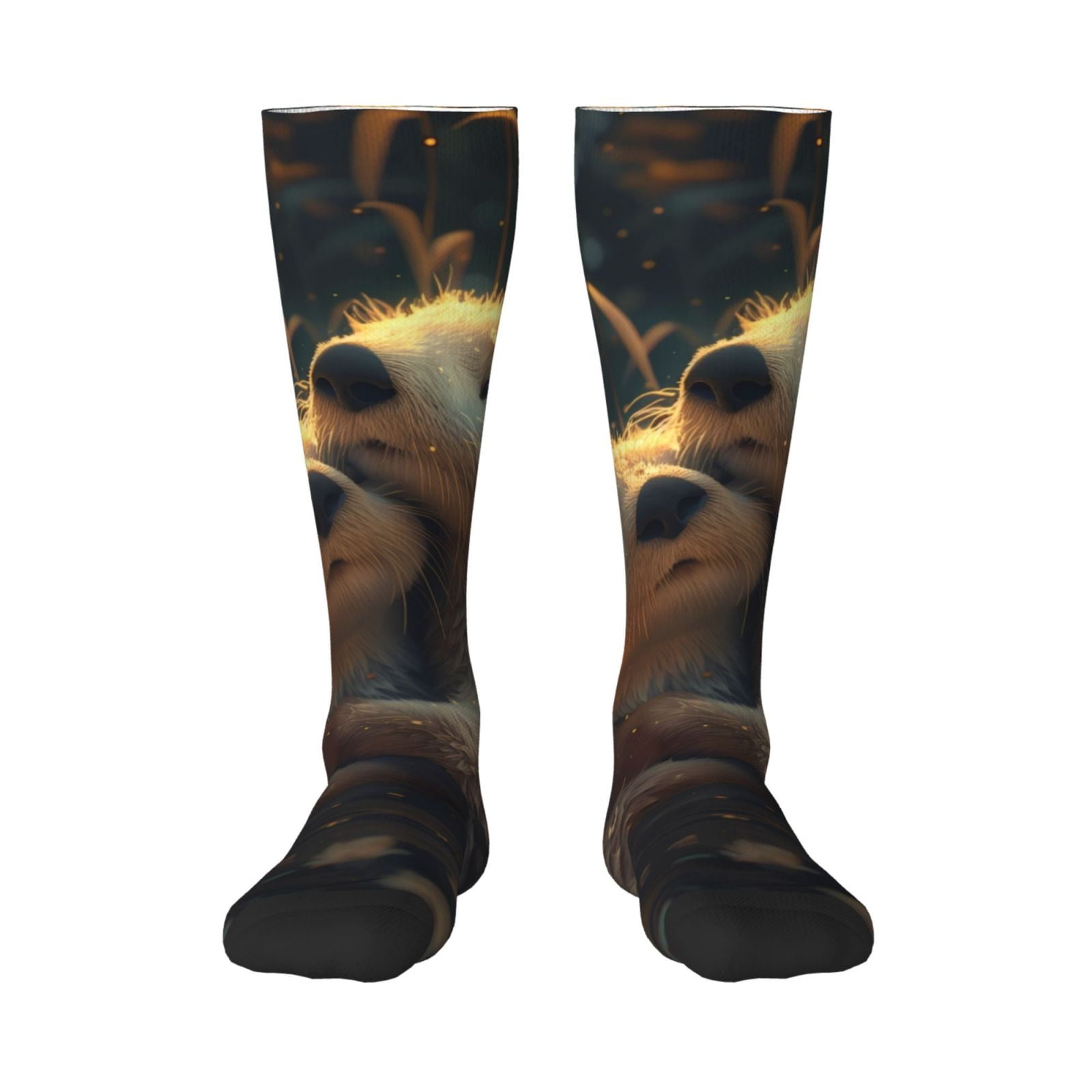 Sigee Adorable Otter Pair Hug for Socks for Men Women Socks Stocking ...