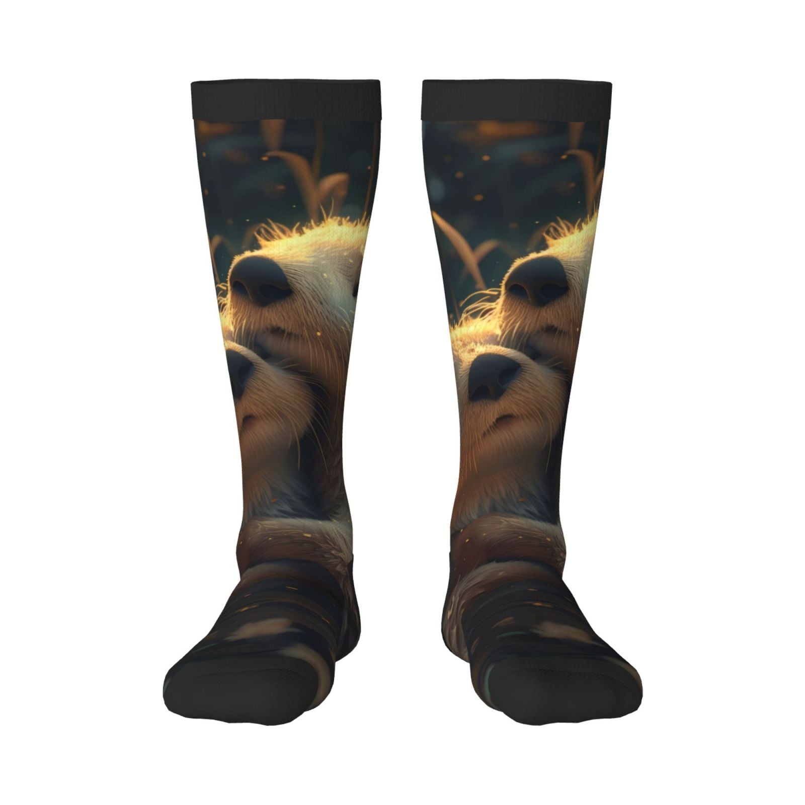 Sigee Adorable Otter Pair Hug for Socks for Men Women Socks Stocking ...
