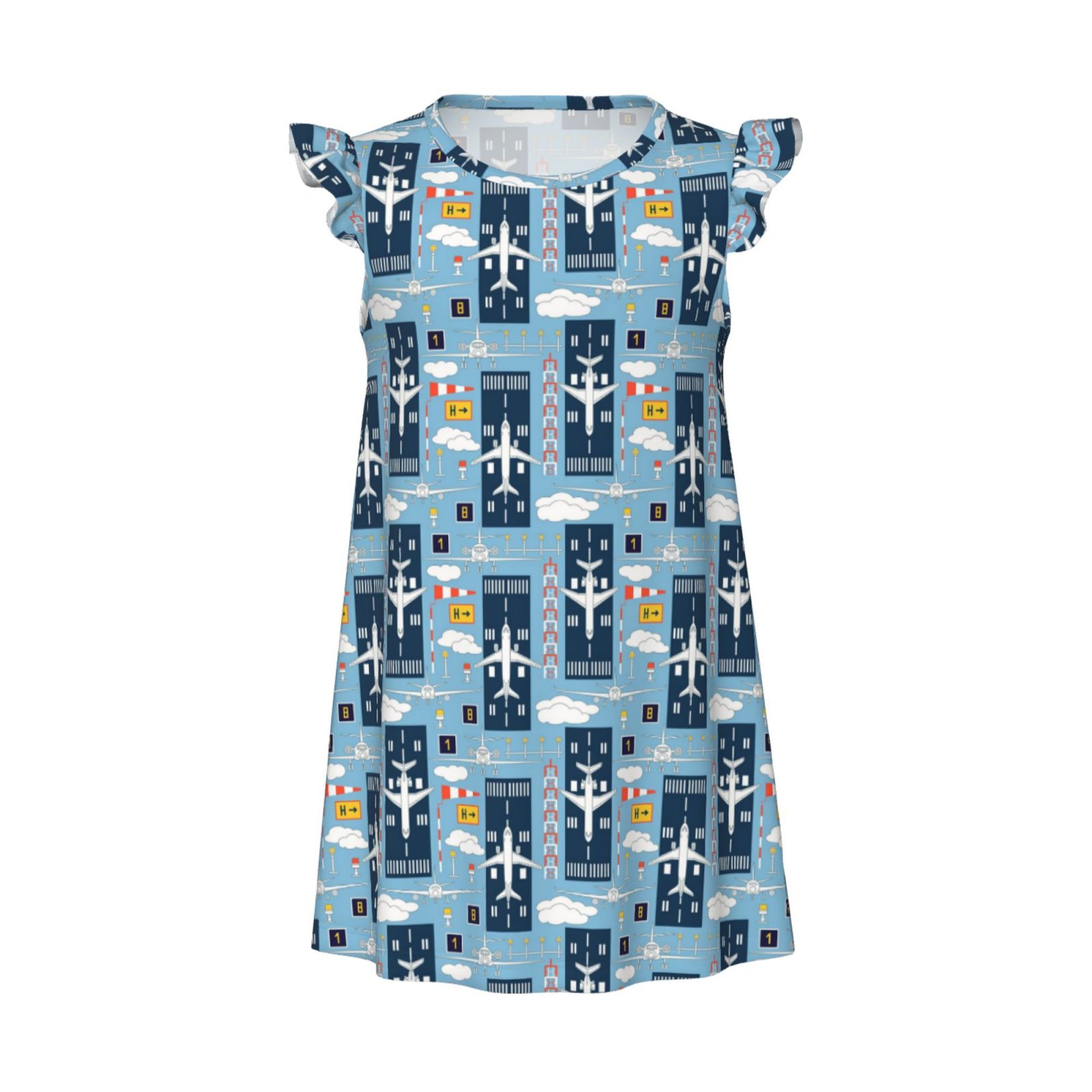 Sigee Airplanes and Aviation Signs for Girls Sleepwear Nightie,Night ...