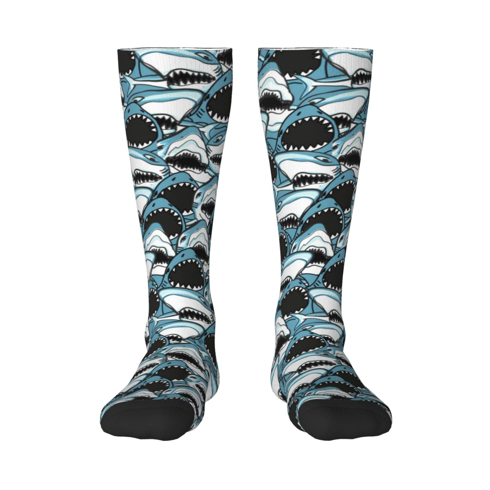 Sigee Angry Shark for Socks for Men Women Gifts for Him Boyfriend ...