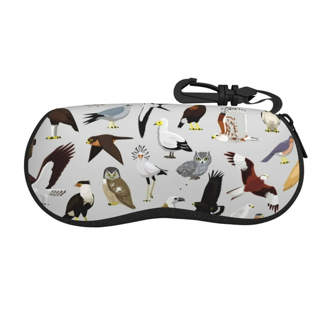 Sigee Animal Bird for Soft Eyeglass Cases for Women and Men Zipper ...