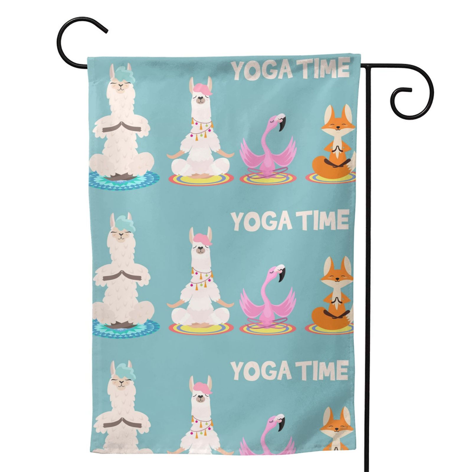 Sigee Animal Meditation for Live Happy Decorative Small Garden Flag ...