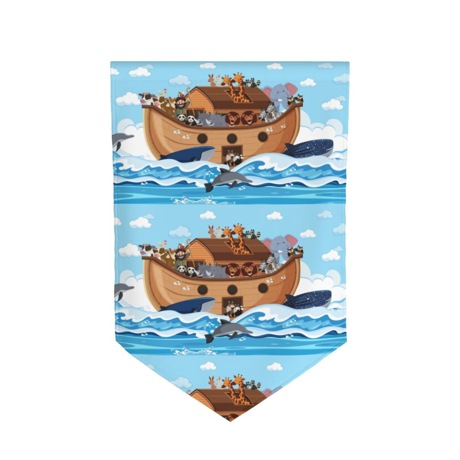 Sigee Animals on Noah's Ark Printed Flag12.5 * 18in Outdoor Yard Flags ...