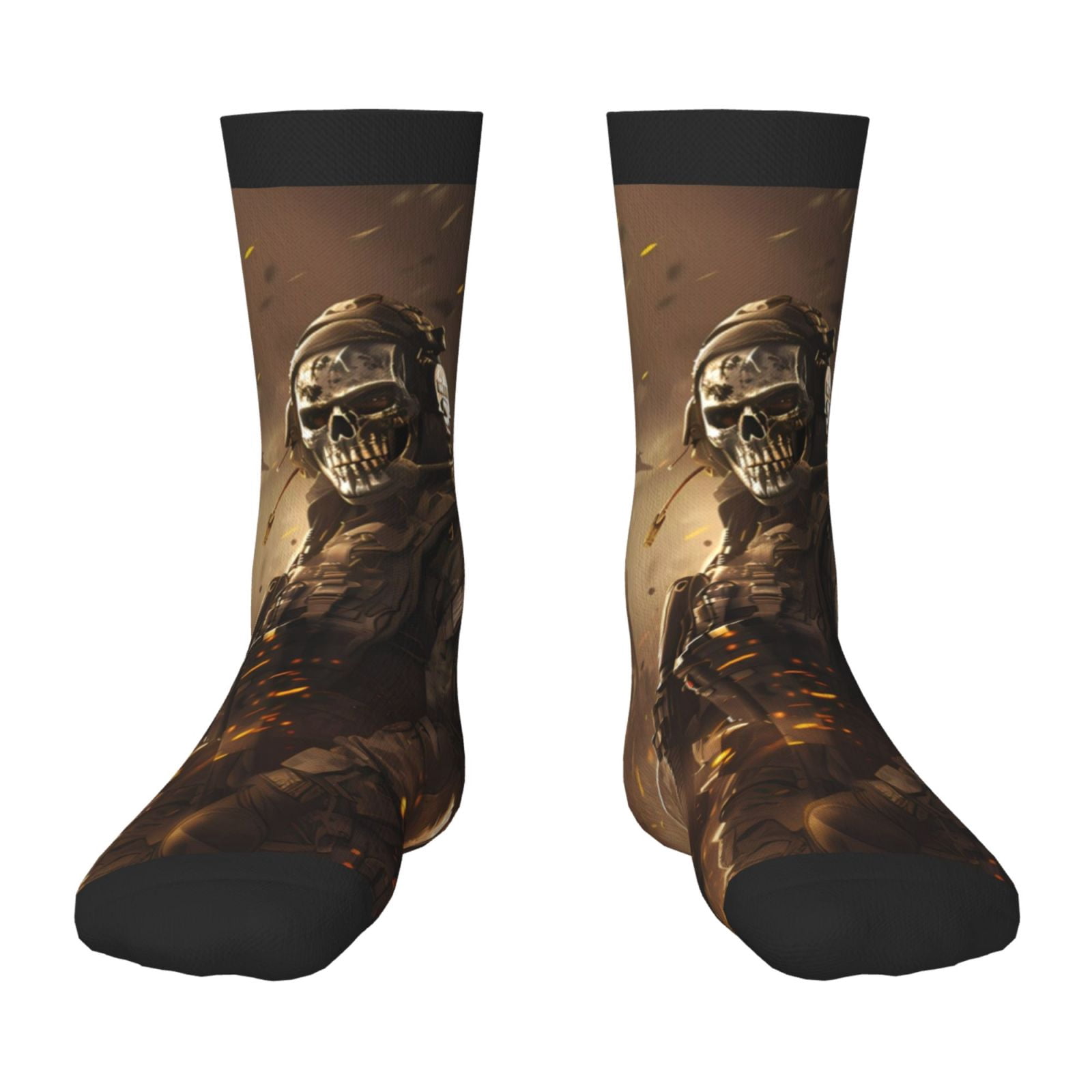 Sigee Apocalyptic Skull Soldier for Premium Children's Socks Unisex ...