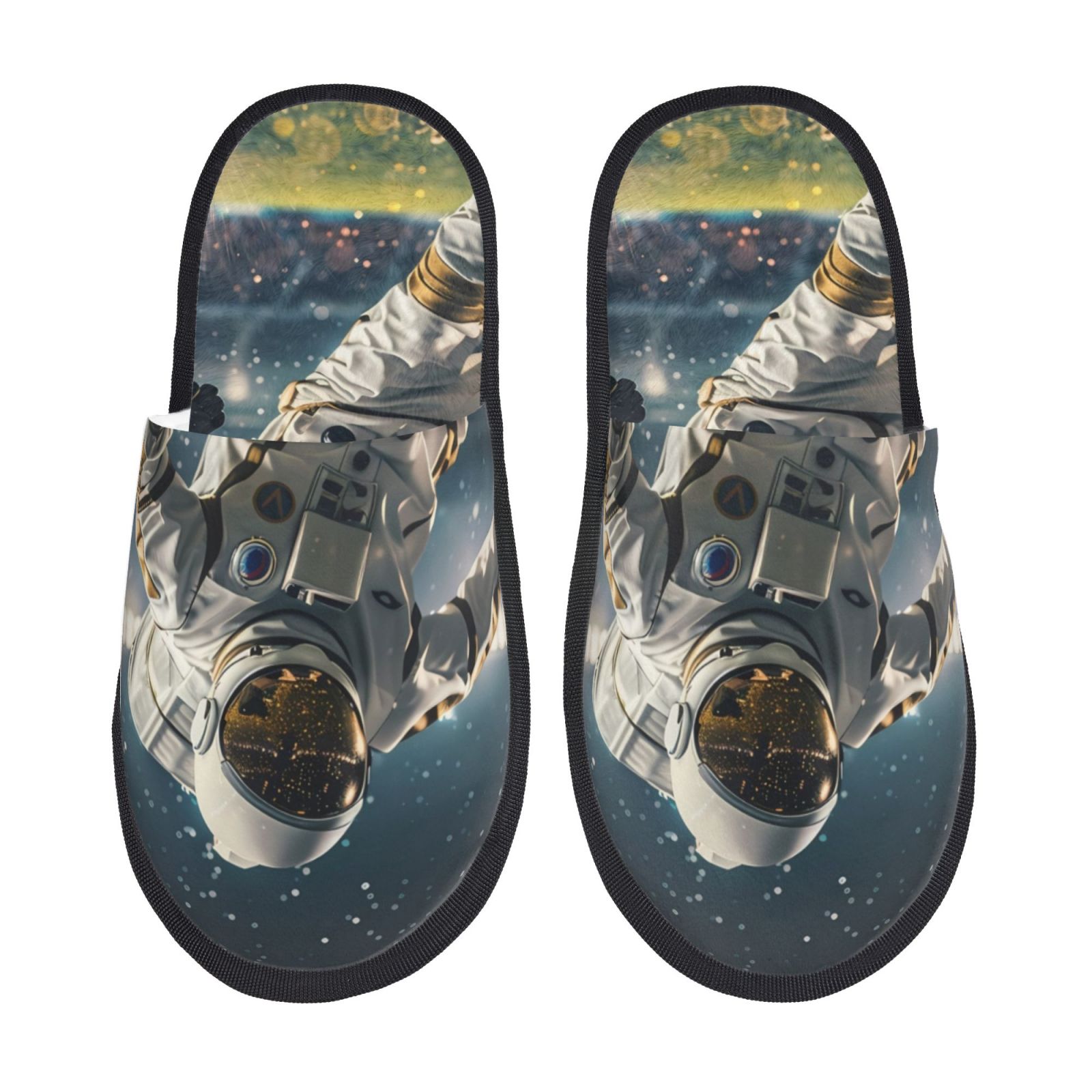 Sigee Astronaut Soccer Field for Cozy Furry Slippers Super Soft Indoor ...