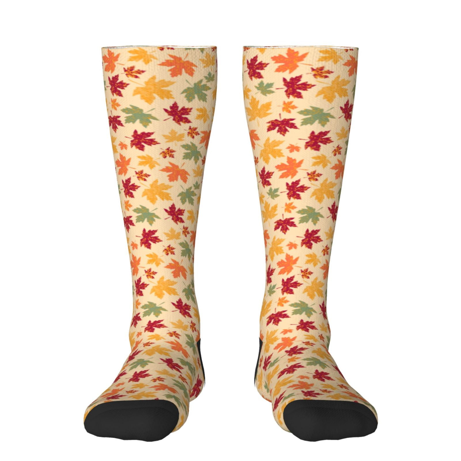 Sigee Autumn Maple Leaves for Socks for Men Women Socks Stocking ...