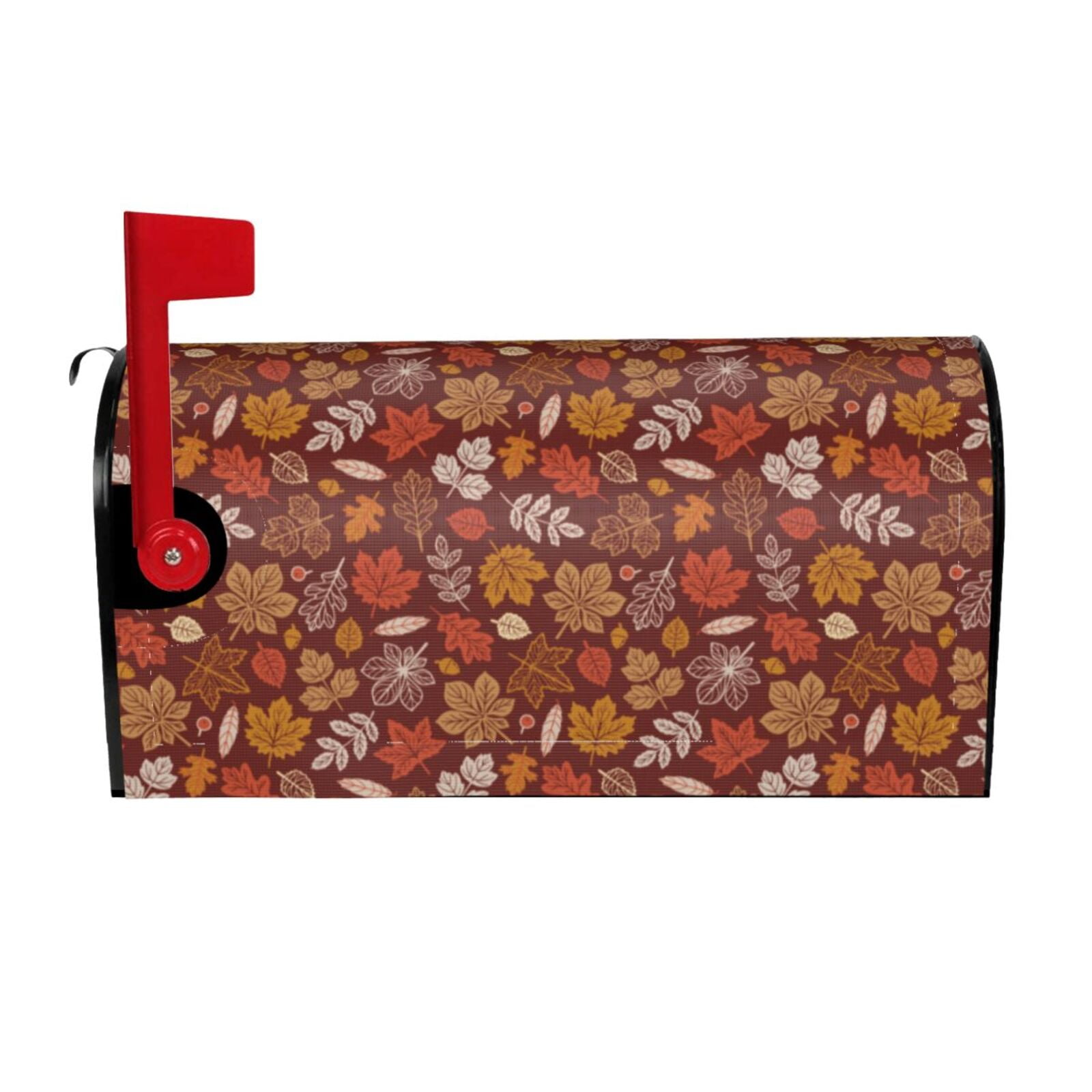 Sigee Autumn Warm Tone Maple Leaf for Mailbox Cover Magnetic Waterproof ...