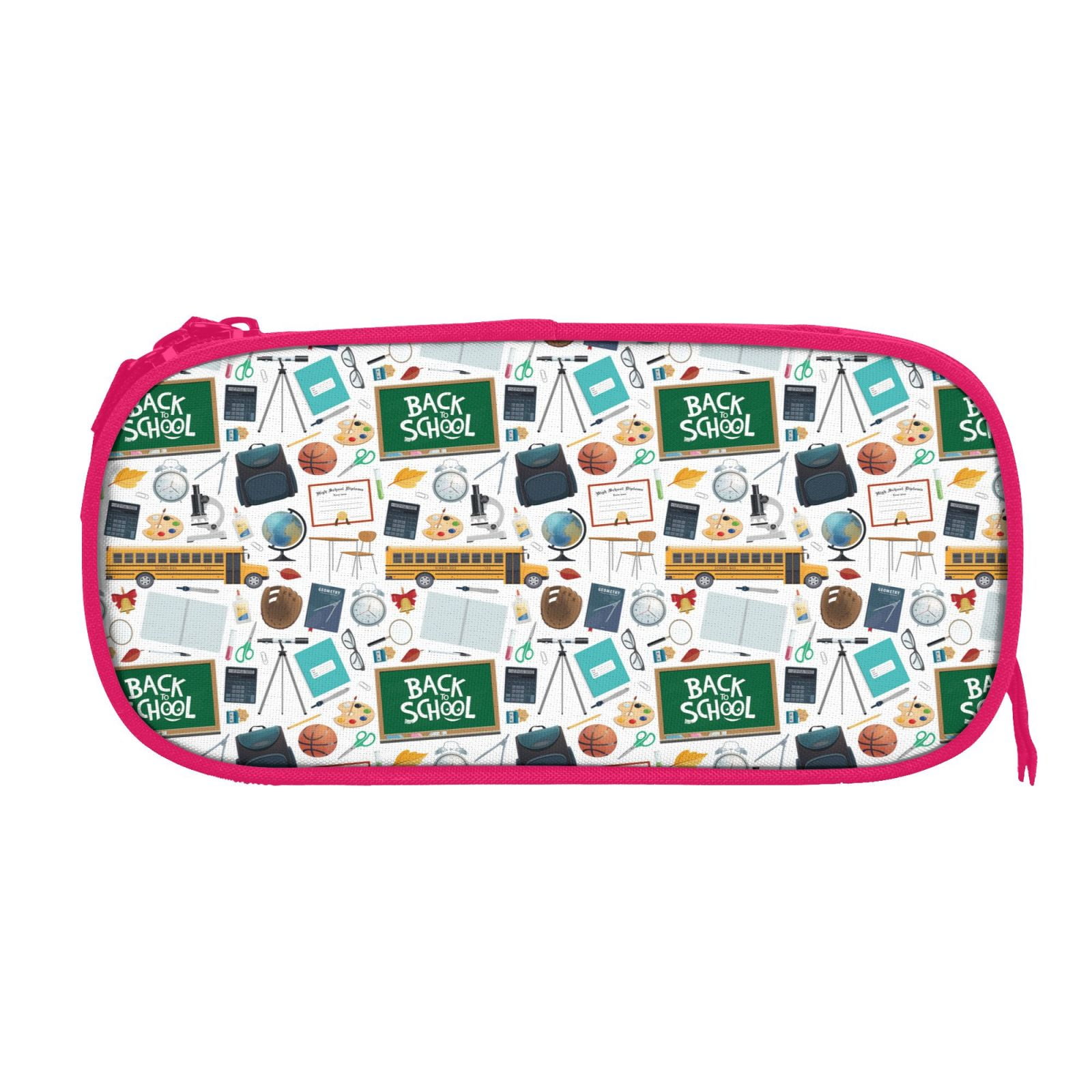 Sigee Back To School A for Portable Pencil Pouch with Zipper for ...