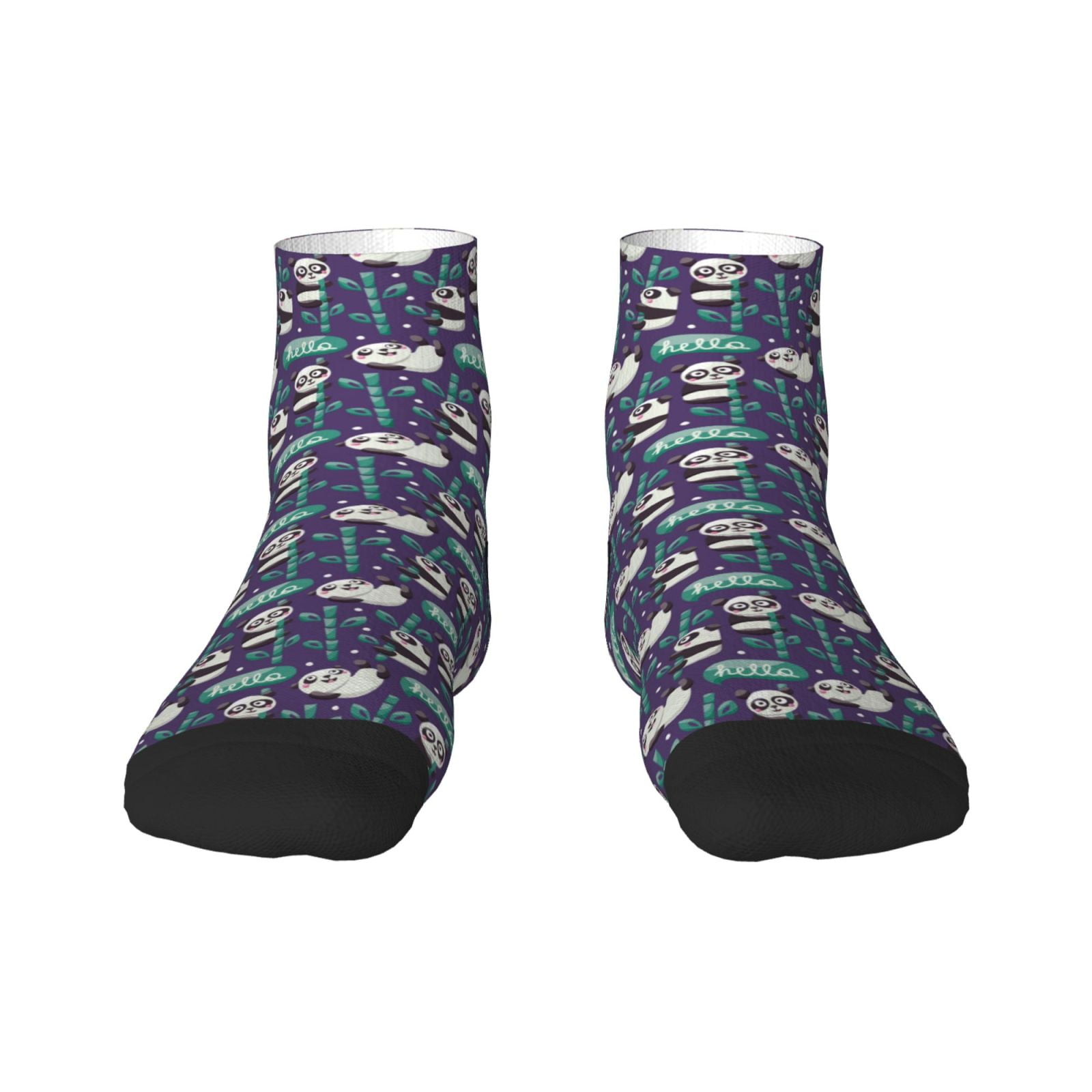 Sigee Bamboo Panda for Crew Soft Moisture-wicking Socks ,Cushion ...