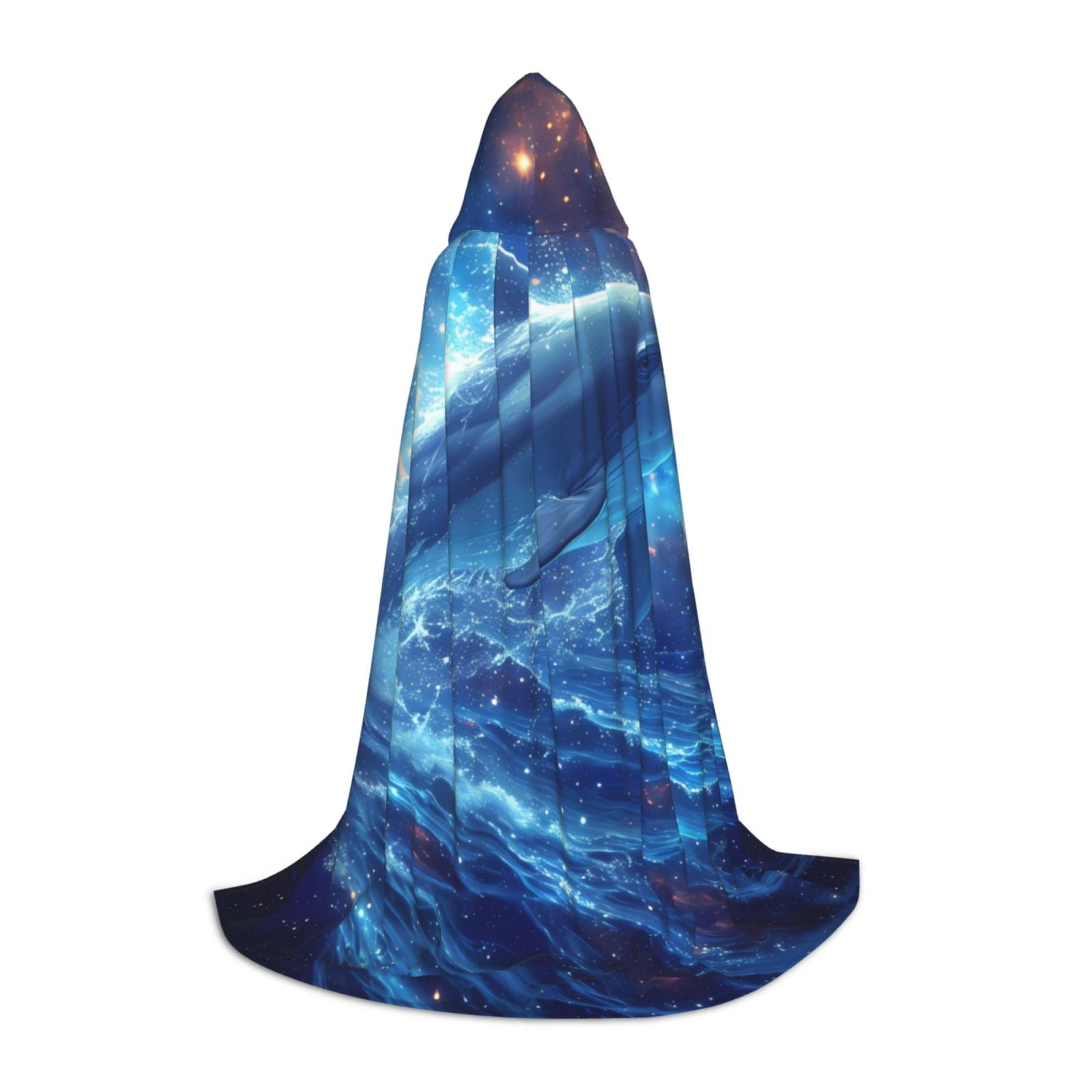 Sigee Beautiful Ocean Dolphin for Hooded Cape For Teenagers Hood ...