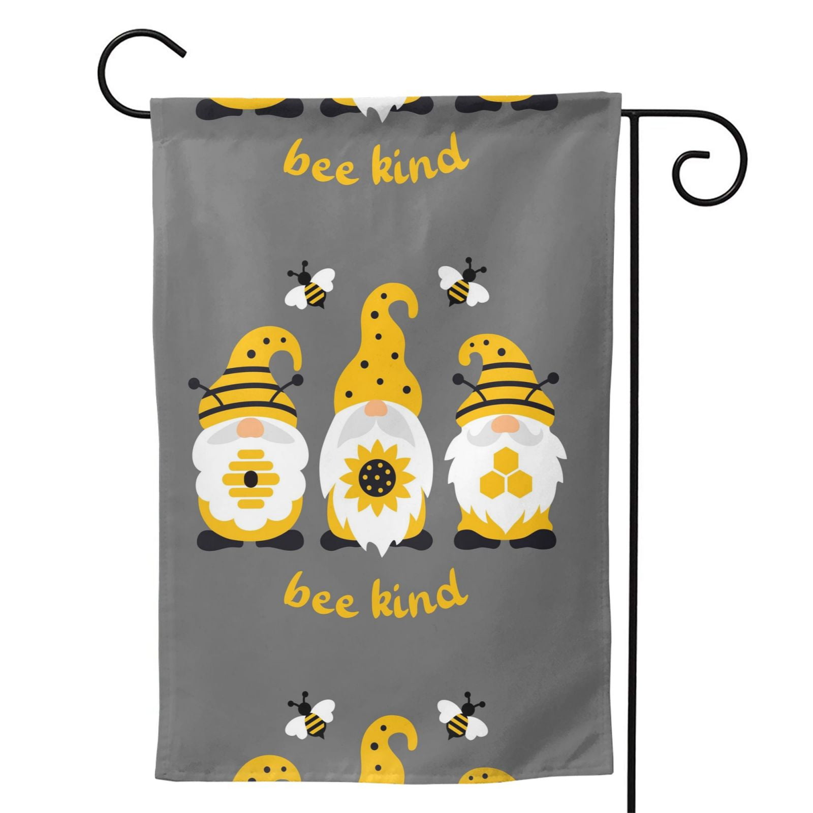 Sigee Bee Kind for Live Happy Decorative Small Garden Flag,Double Sided ...