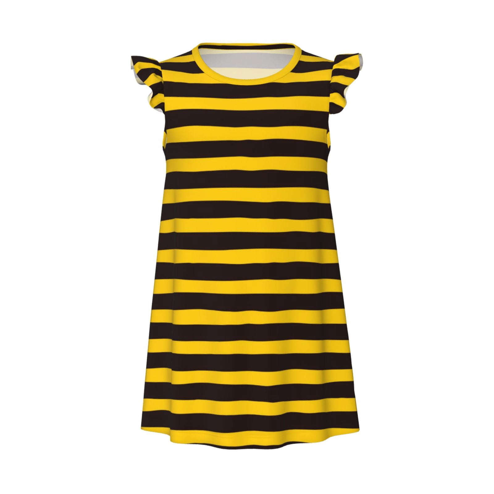 Sigee Bee Stripe for Girls Sleepwear Nightie,Night Sleep Dress Pajamas ...
