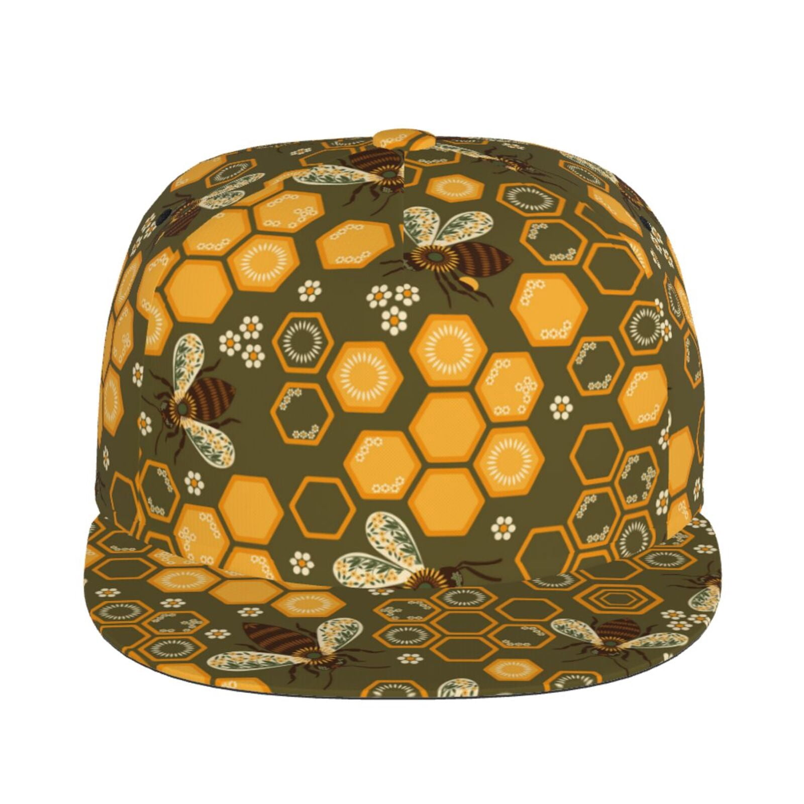 Sigee Bees and Honeycombs Print Men Women Fashion Baseball Cap,Unisex ...