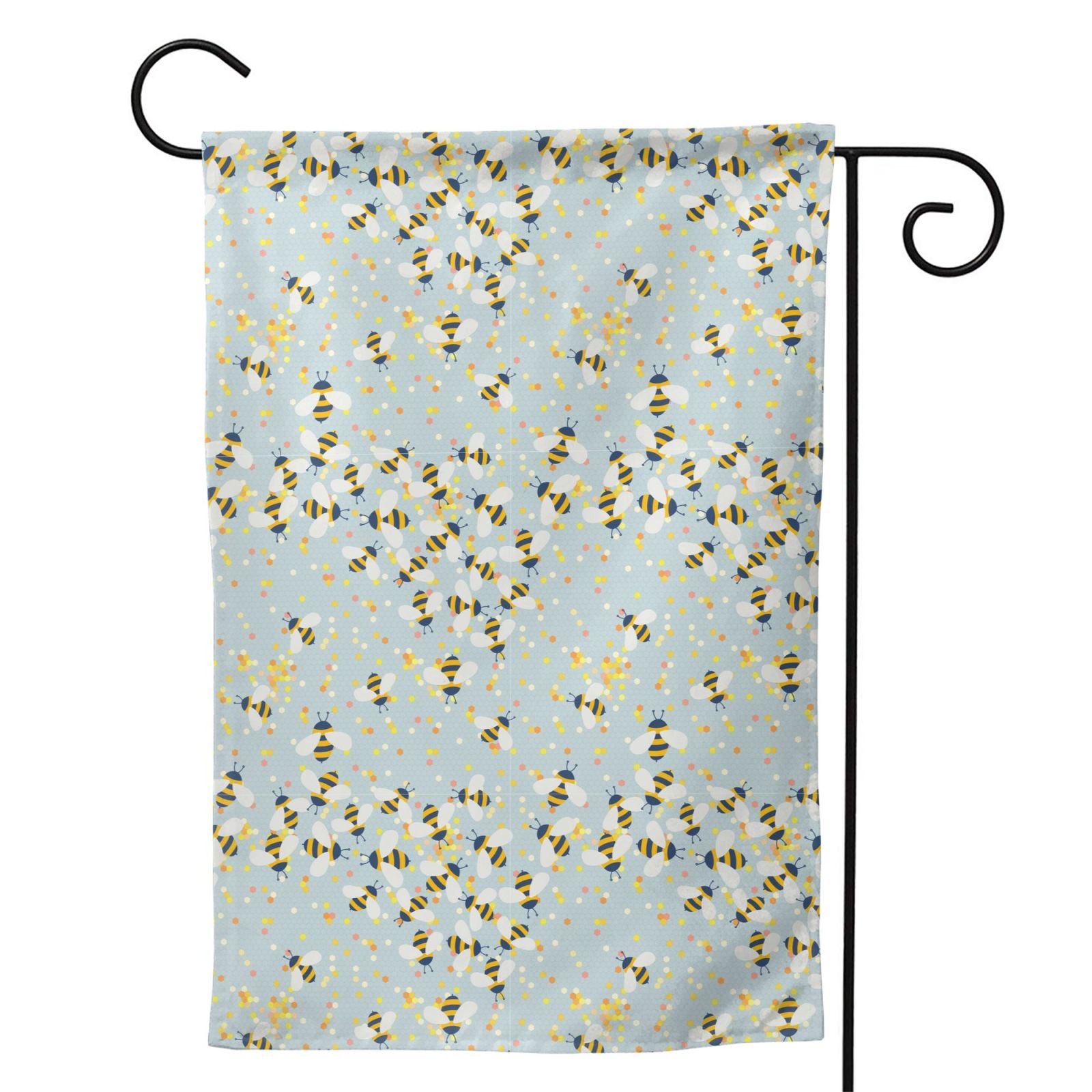 Sigee Bees for Live Happy Decorative Small Garden Flag,Double Sided Yard Flags Holiday Garden ...