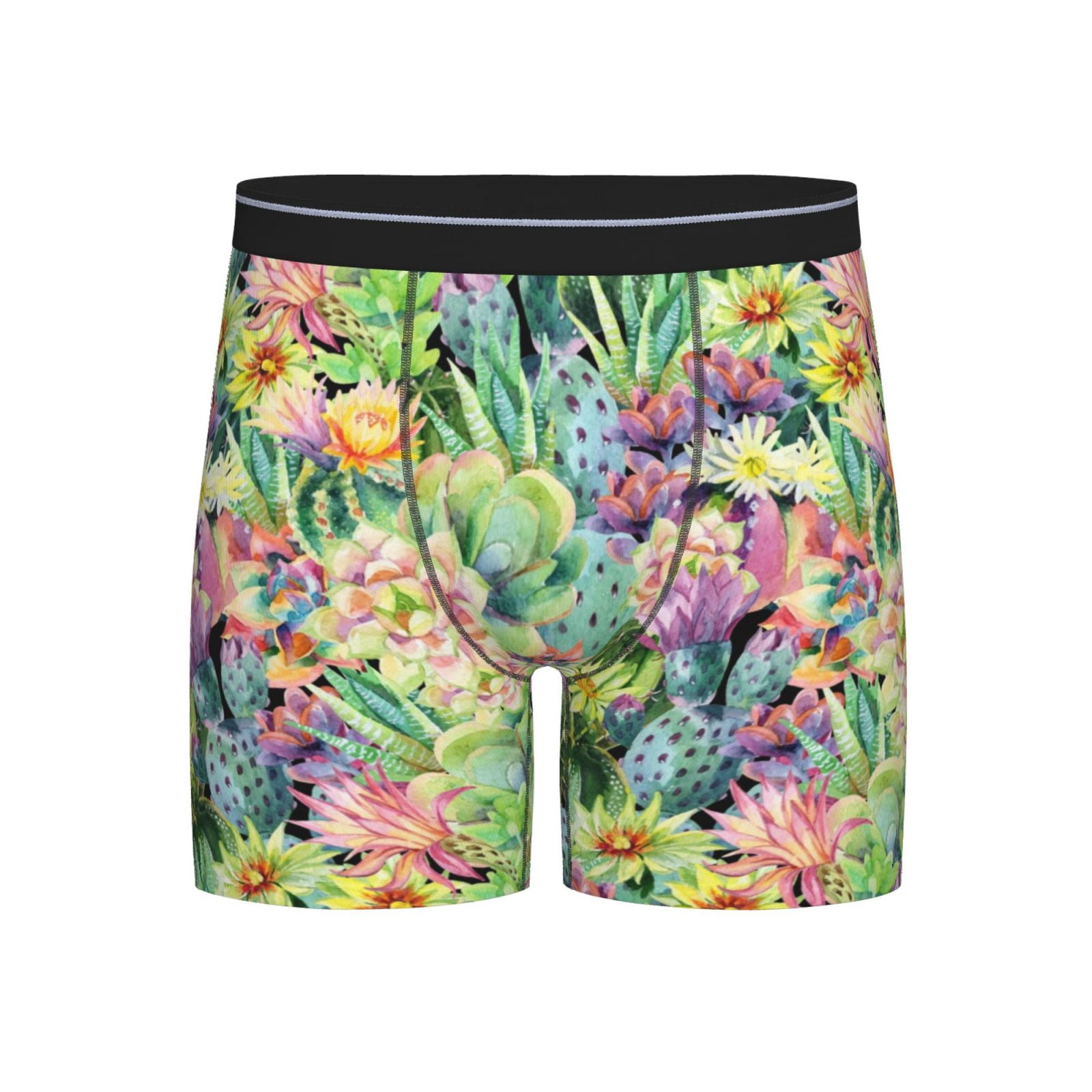 Sigee Blooming Cactus for Men's Boxer Briefs,Moisture Wicking and ...