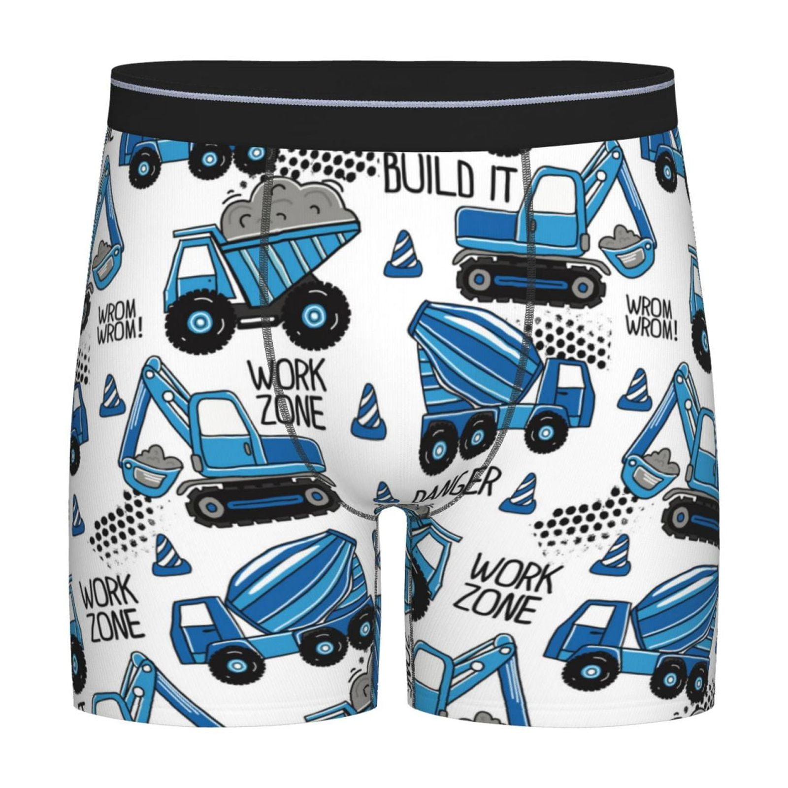 Sigee Blue Excavator for Men's Boxer Briefs,Moisture Wicking and ...