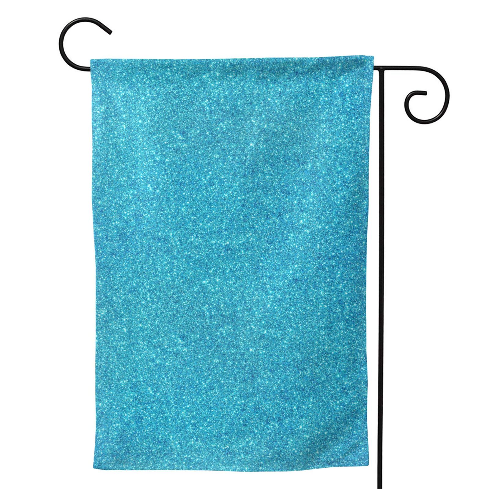 Sigee Blue Glitter for Live Happy Decorative Small Garden Flag,Double ...